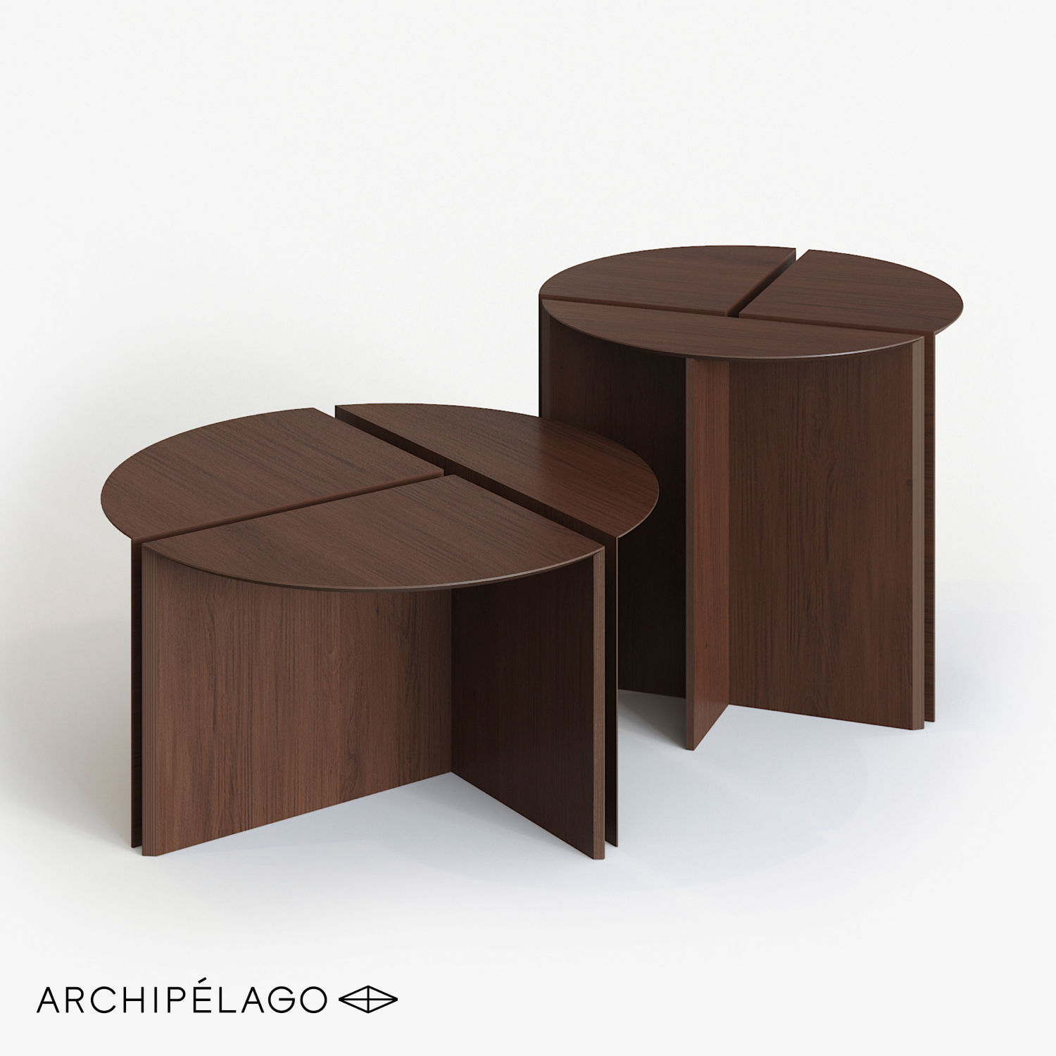 Coffee tables KALIMANTAN Archipelago 3D model | CGTrader