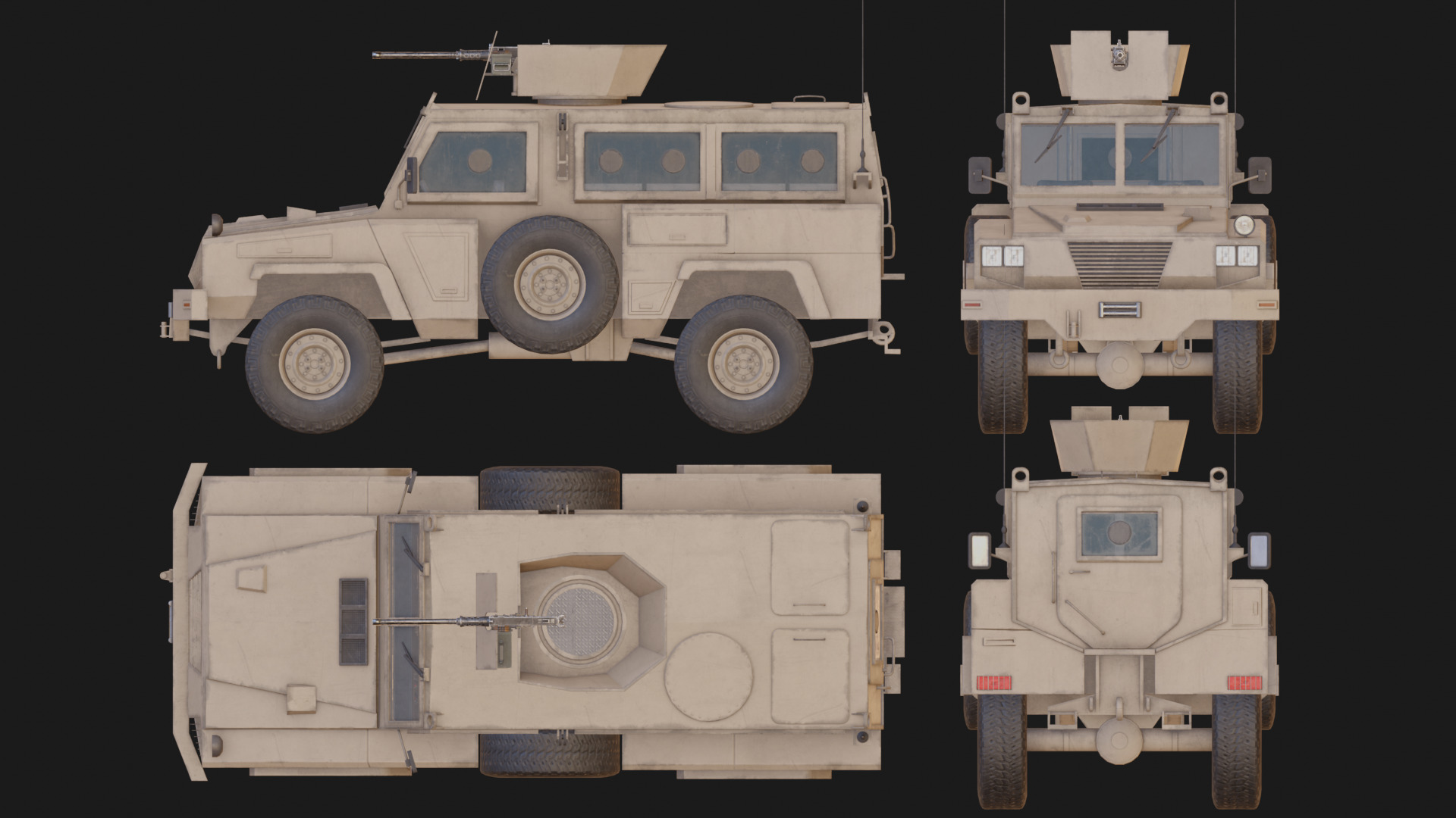 3D model RG-31 Nyala MRAP VR / AR / low-poly | CGTrader