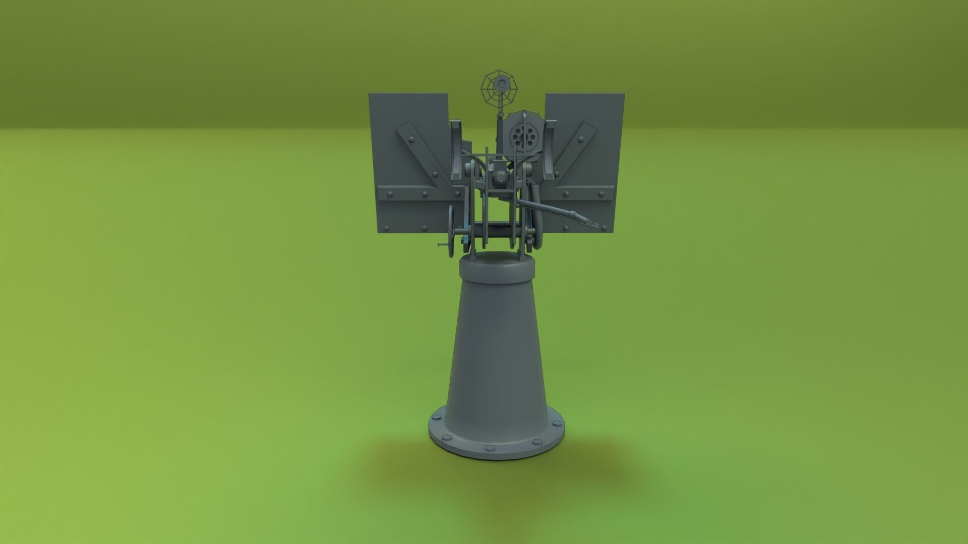 3D model Oerlikon 20mm AA gun VR / AR / low-poly | CGTrader