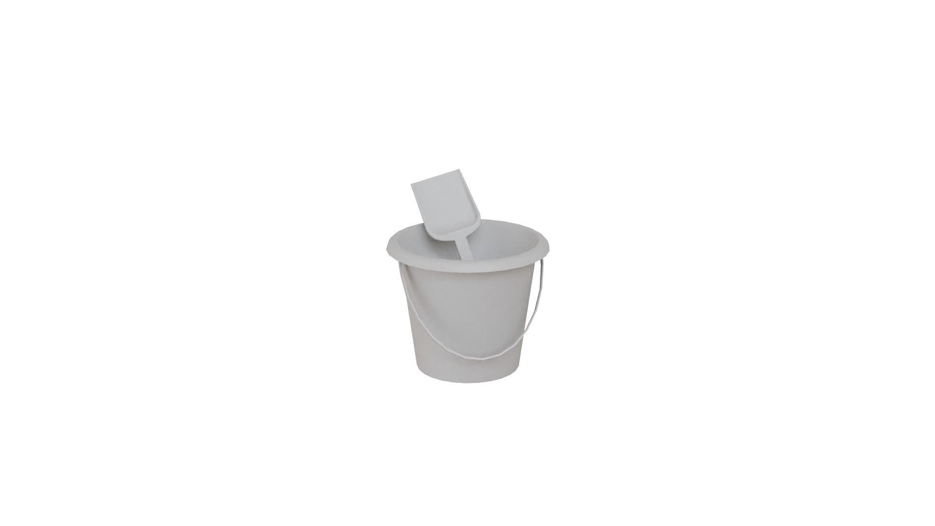 Bucket And Spade free 3D model | CGTrader