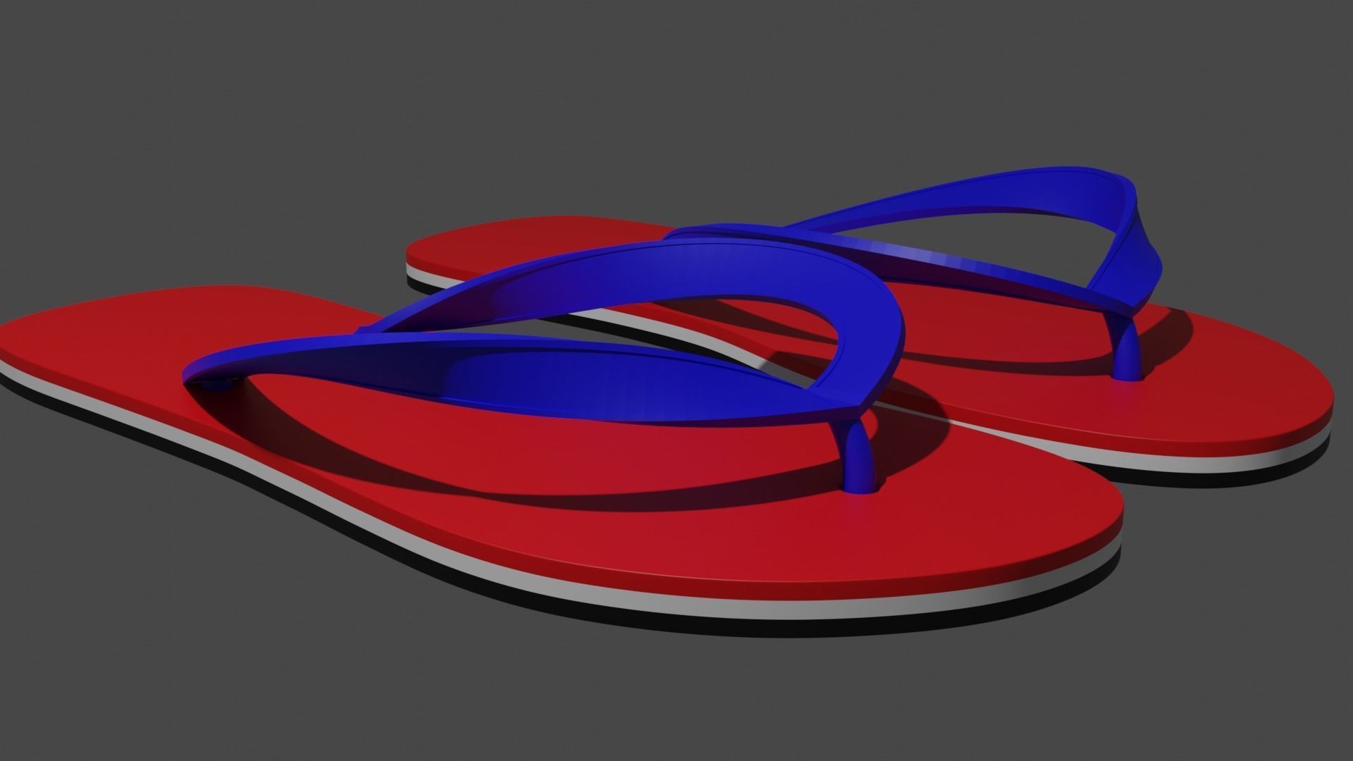 Summer Flip Flop 3D model | CGTrader