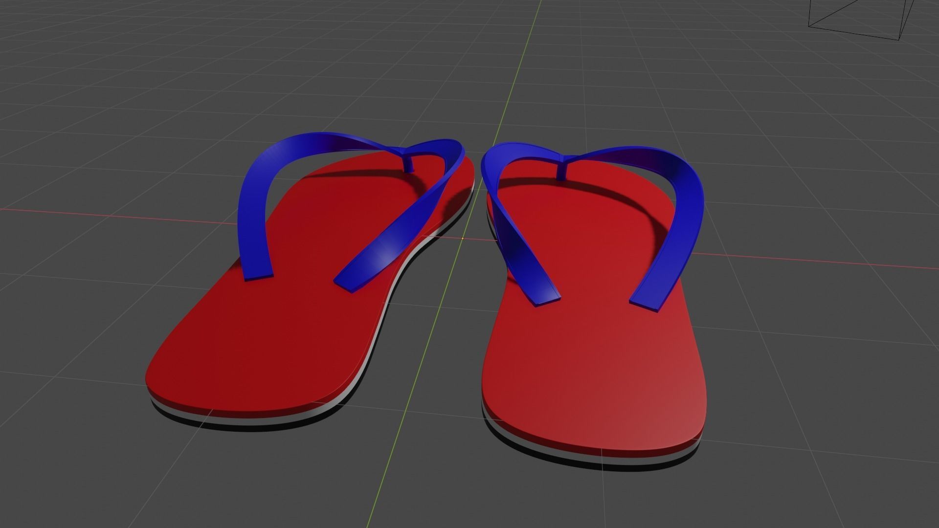 Summer Flip Flop 3D model | CGTrader