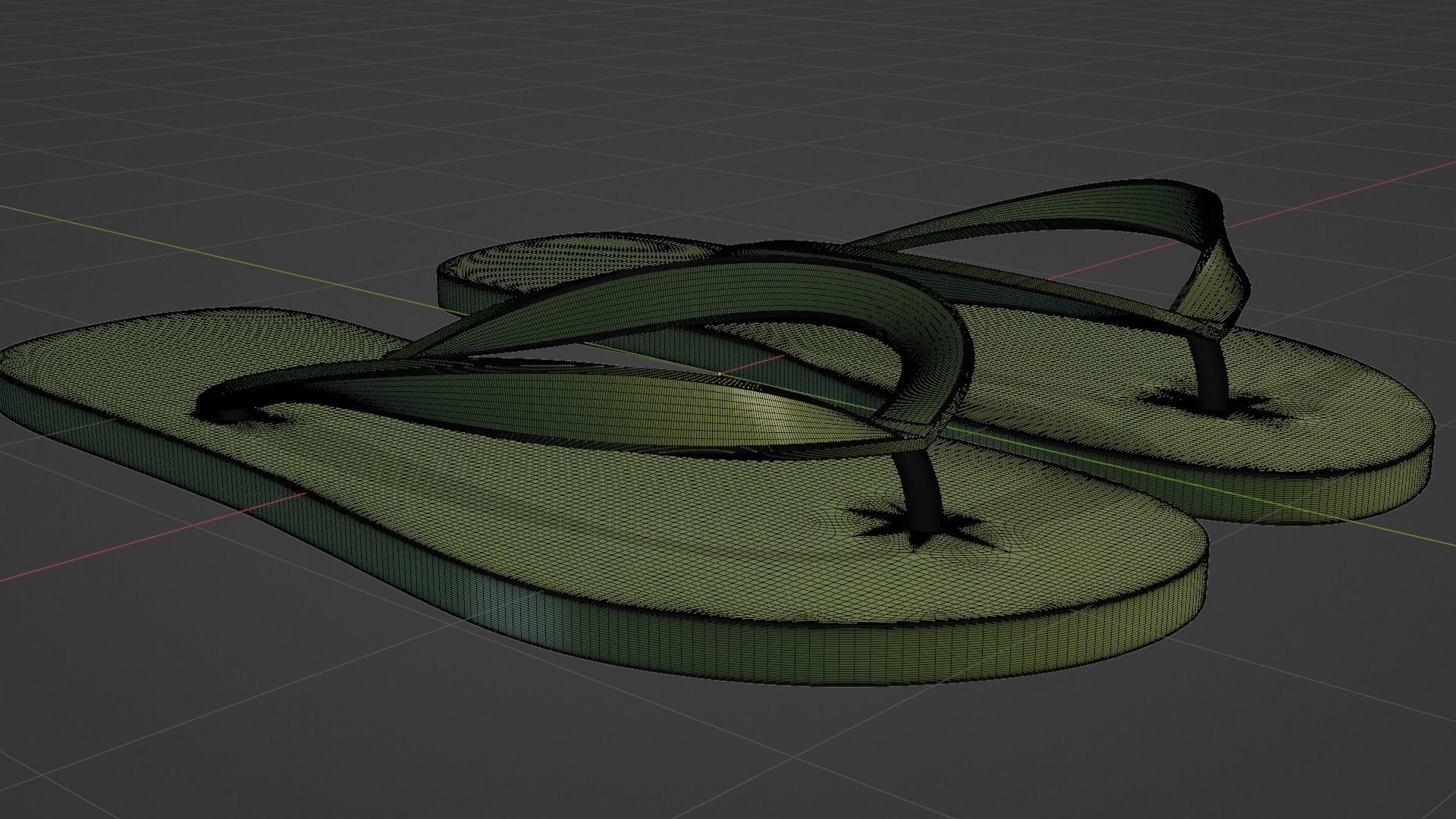 Summer Flip Flop 3D model | CGTrader