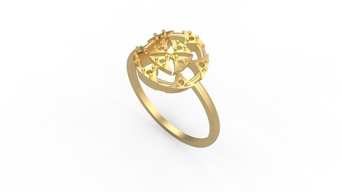 Minimalist Ring 715 3D model 3D printable | CGTrader
