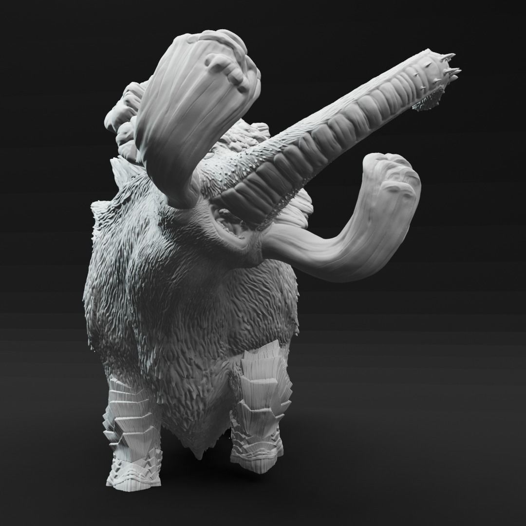 Gammoth Monster Hunter Fan Art 3D Print Model 3D model 3D printable ...