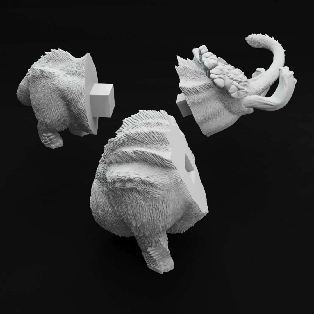 Gammoth Monster Hunter Fan Art 3D Print Model 3D model 3D printable ...