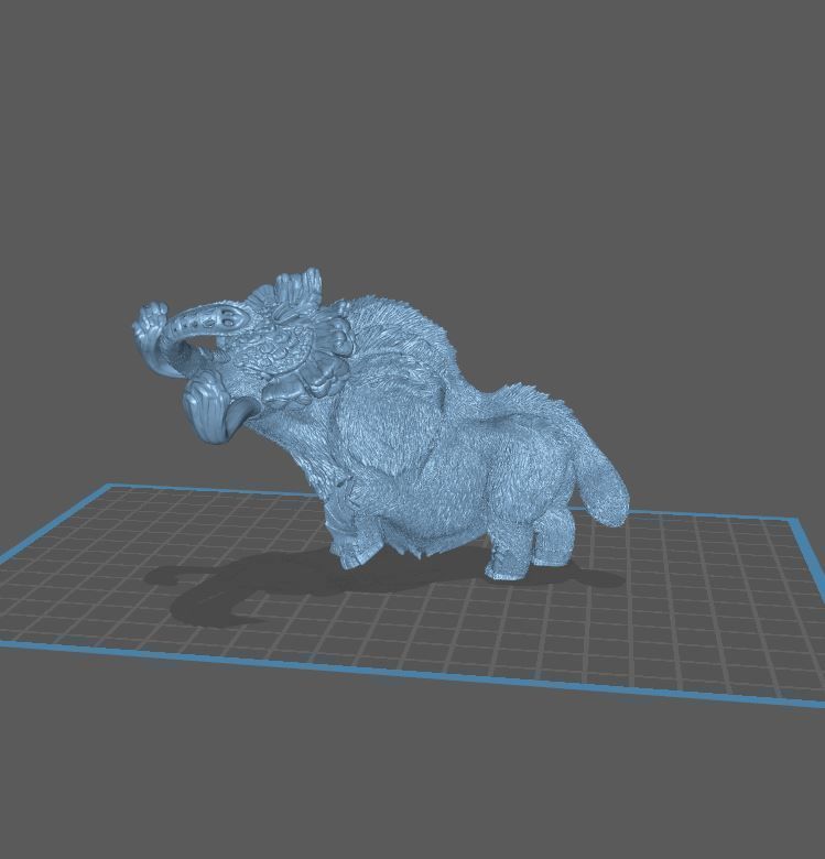 Gammoth Monster Hunter Fan Art 3D Print Model 3D model 3D printable ...