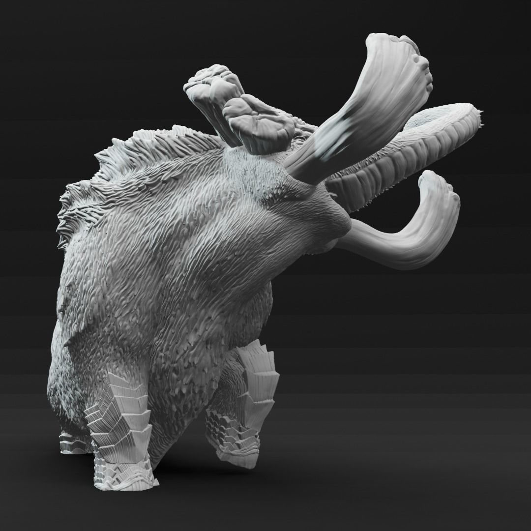 Gammoth Monster Hunter Fan Art 3D Print Model 3D model 3D printable ...