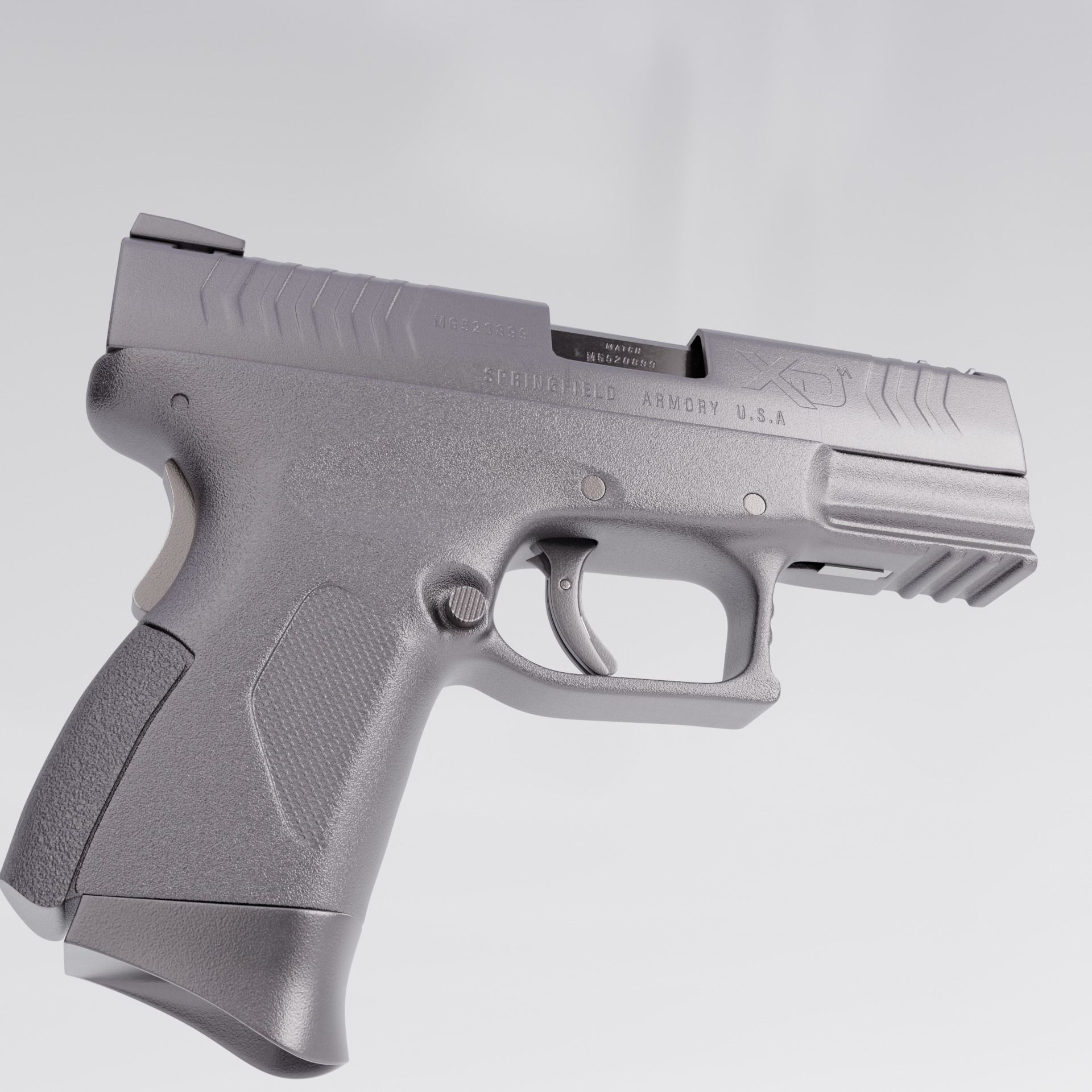 3D model Pistol VR / AR / low-poly | CGTrader