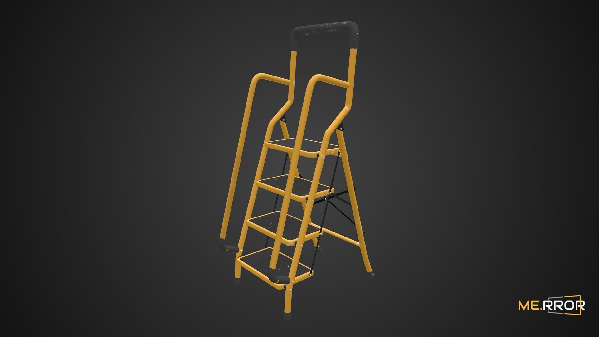 3D model Game Ready Yellow Ladder VR / AR / low-poly | CGTrader