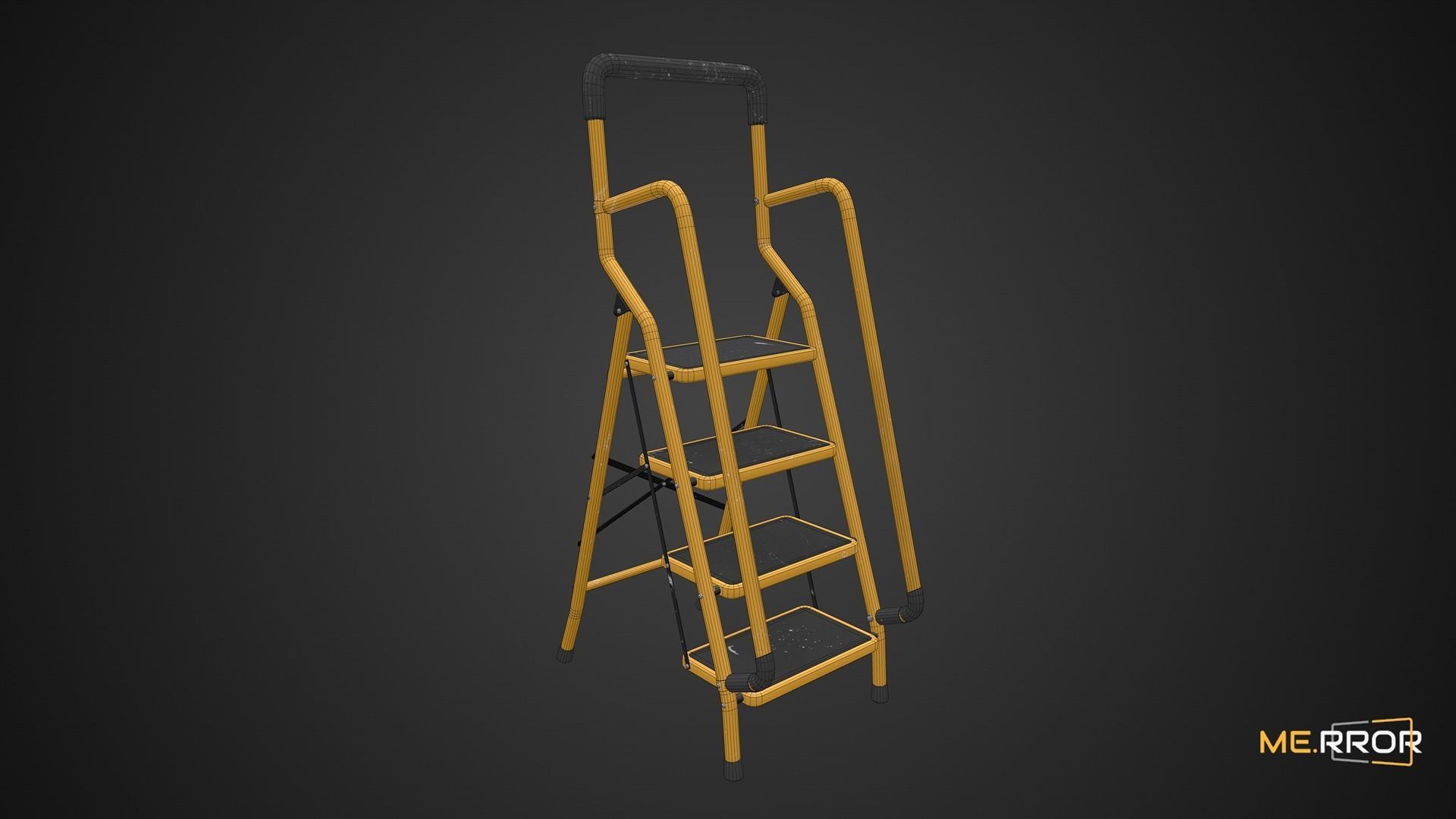 3D model Game Ready Yellow Ladder VR / AR / low-poly | CGTrader