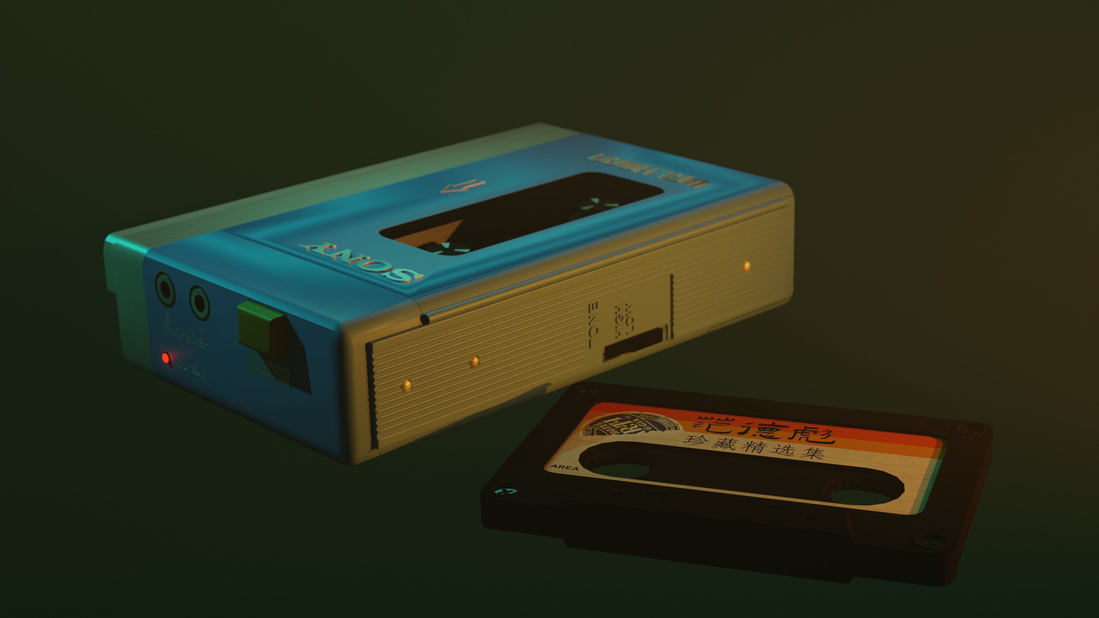 Sony Walkman TPS-L2 Guardian of the Galaxy model 3D model | CGTrader