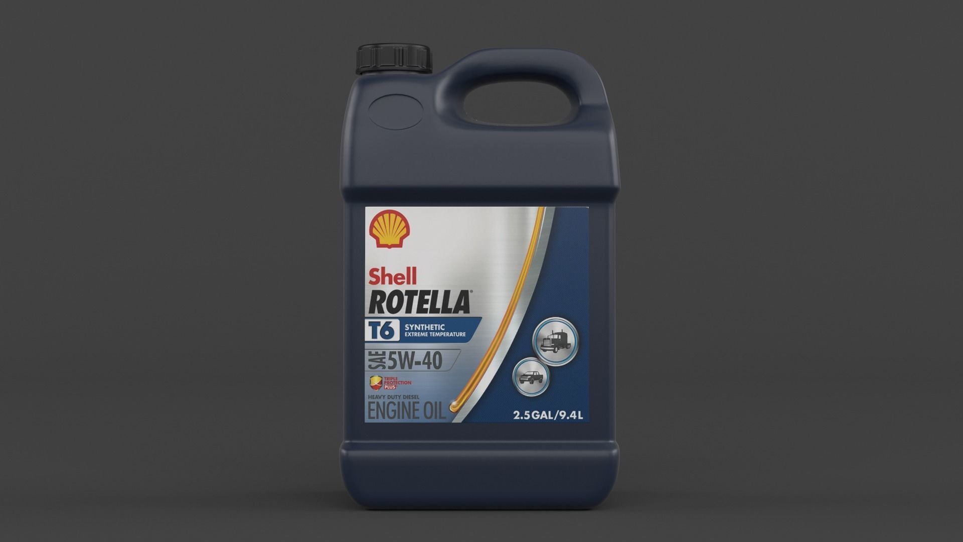 Motor Oils 3D model | CGTrader