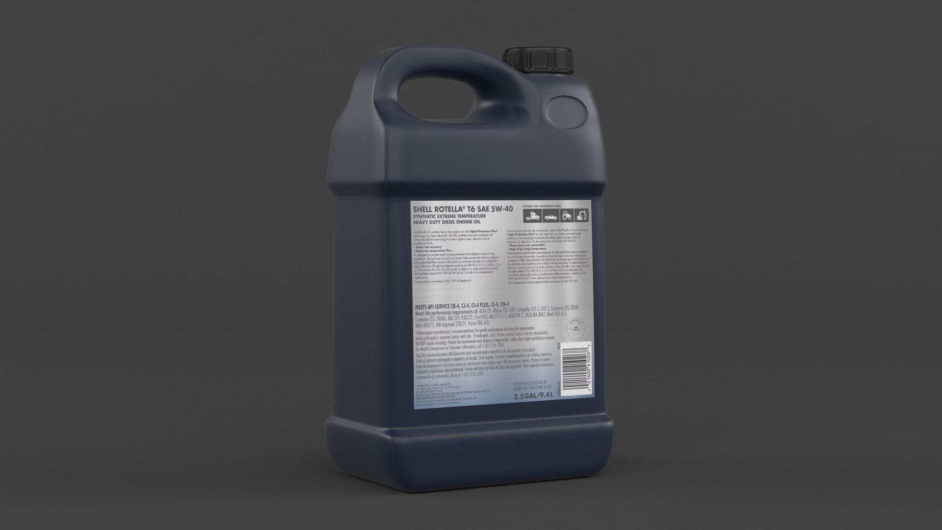 Motor Oils 3D model | CGTrader