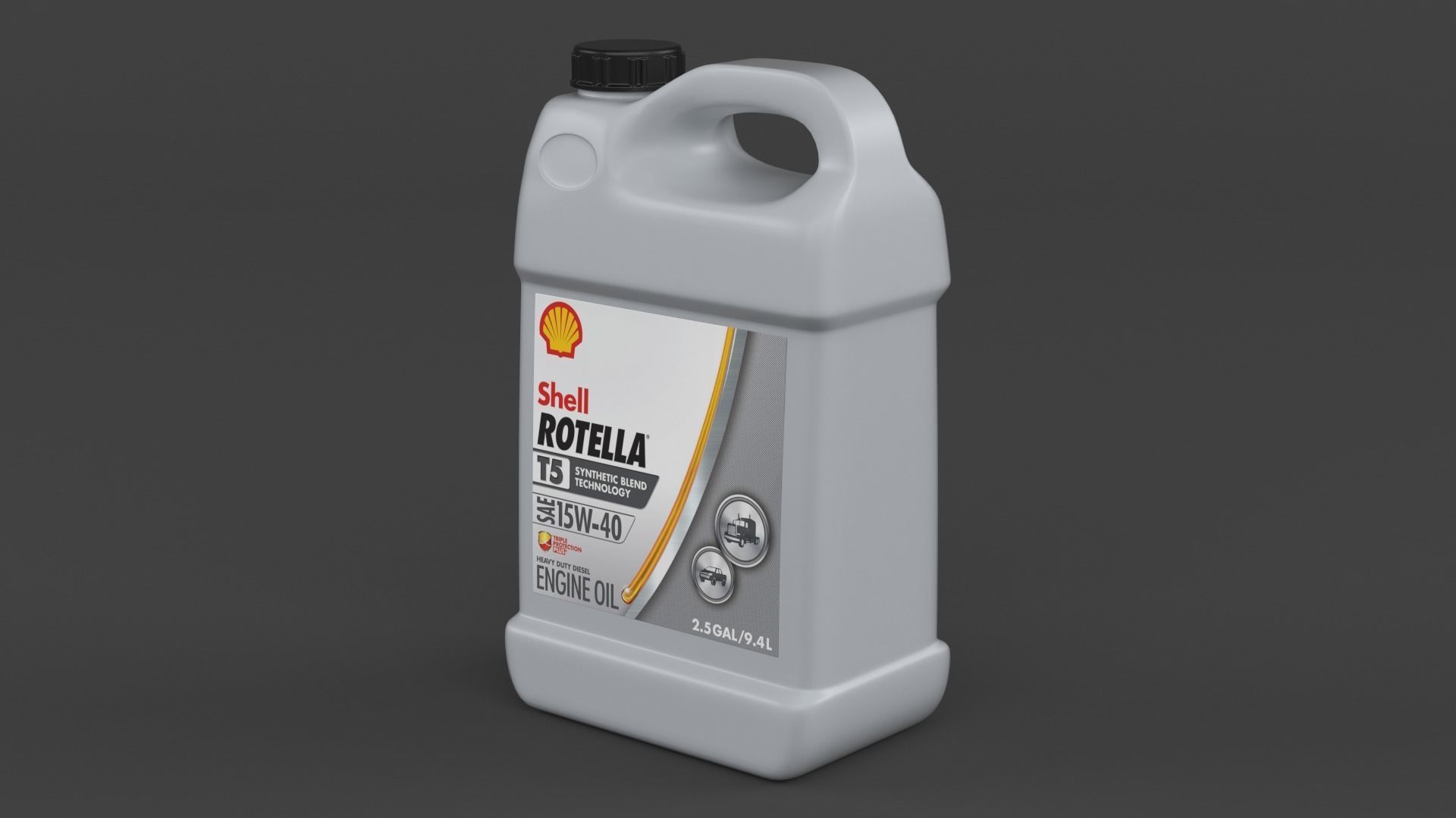 Motor Oils 3D model | CGTrader