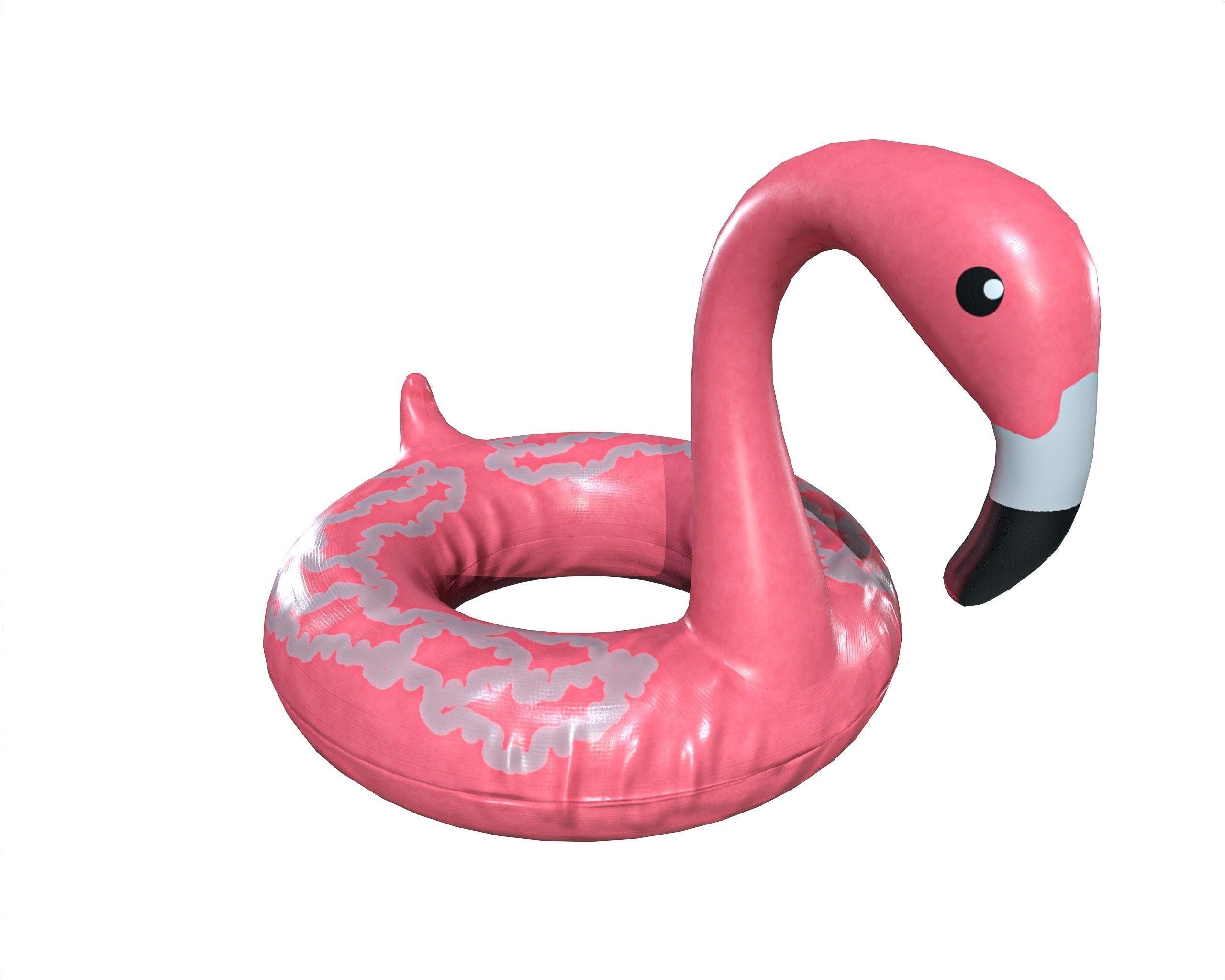 3D model Flamingo Pool Float Pack VR / AR / low-poly | CGTrader