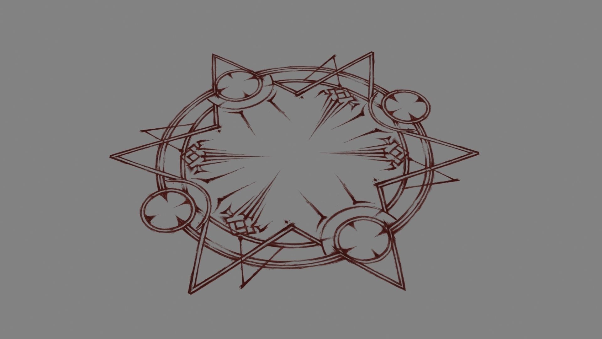 3D model Dark Magic Seal - Summon the undead VR / AR / low-poly | CGTrader