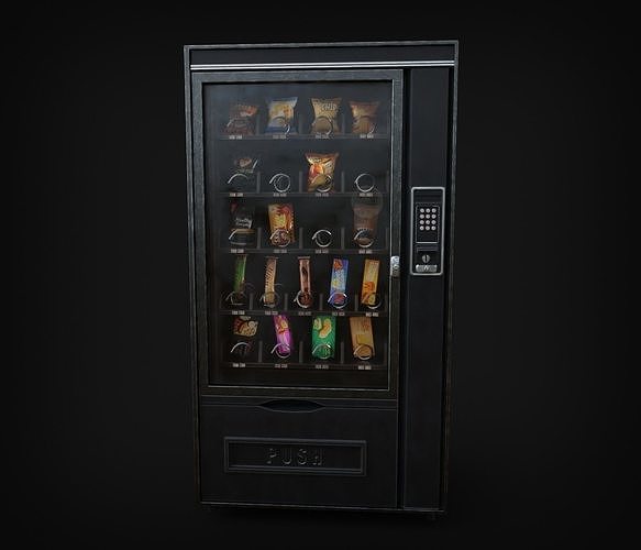 3D model Vending Machine VR / AR / low-poly | CGTrader