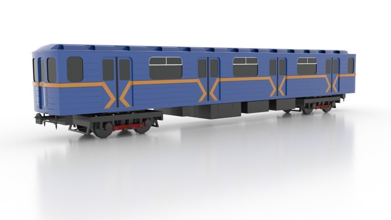 3D Model Collection Subway Train 81-7080 1st Generation Low VR / AR ...