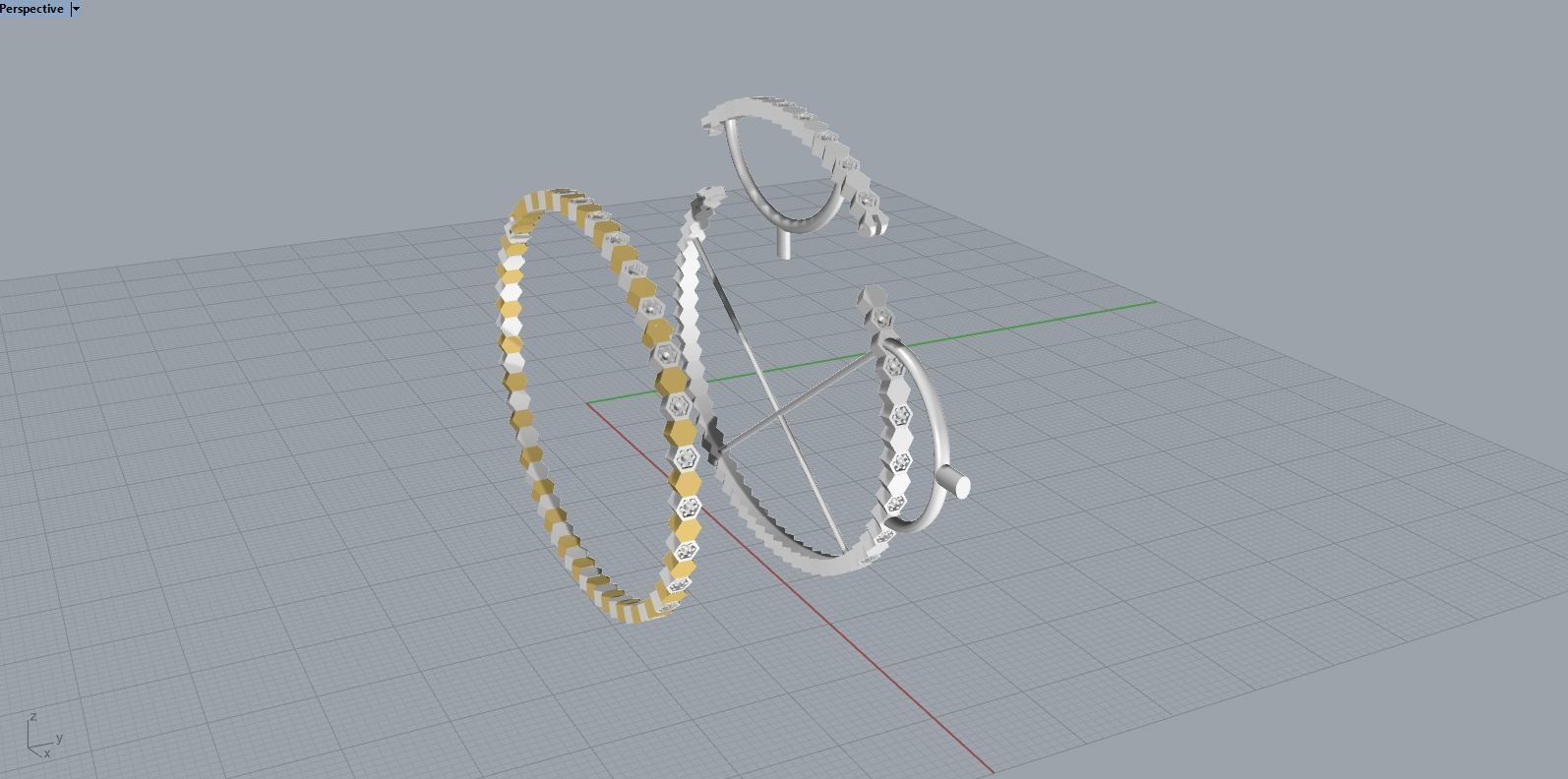 Fashion Chaumet bracelet 3dm CAD model Bee My Love Big Size 3D model 3D ...