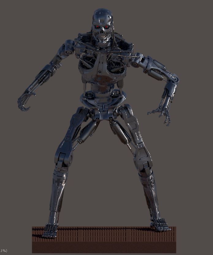 Terminator T-800 Endoskeleton T1 V4 3D model 3D printable | CGTrader