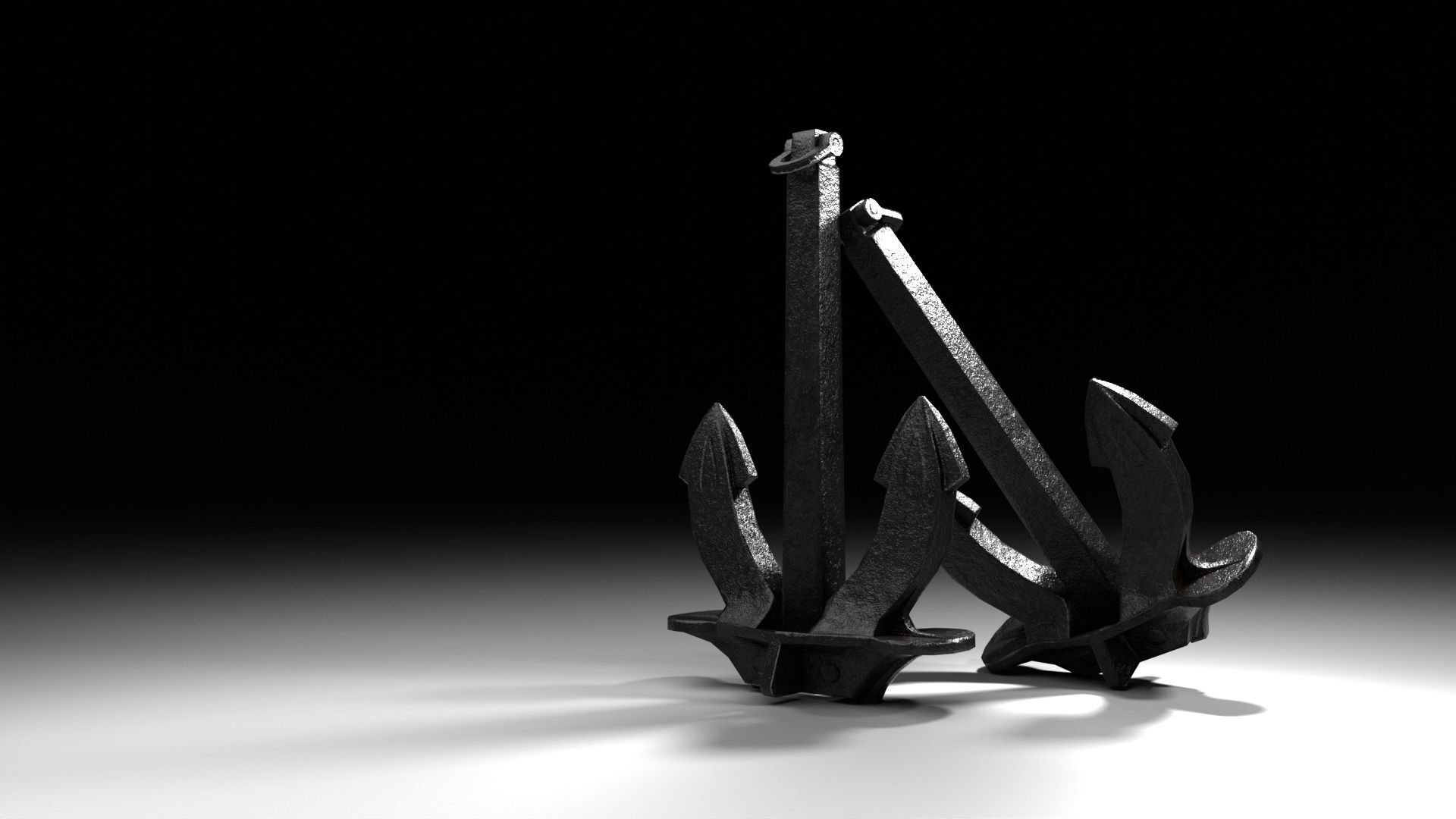 3D model 3d model ship anchor VR / AR / low-poly | CGTrader