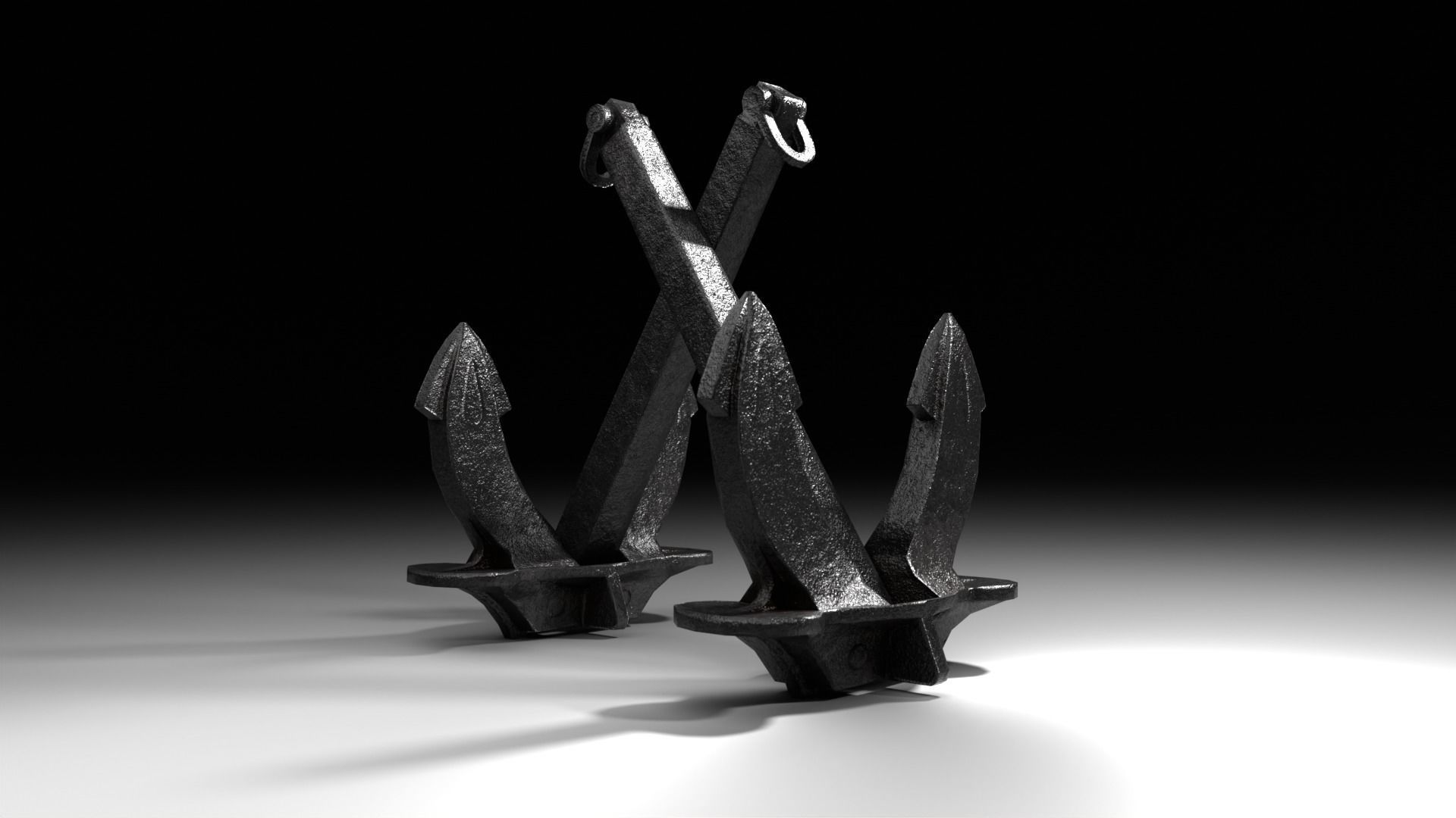 3D model 3d model ship anchor VR / AR / low-poly | CGTrader