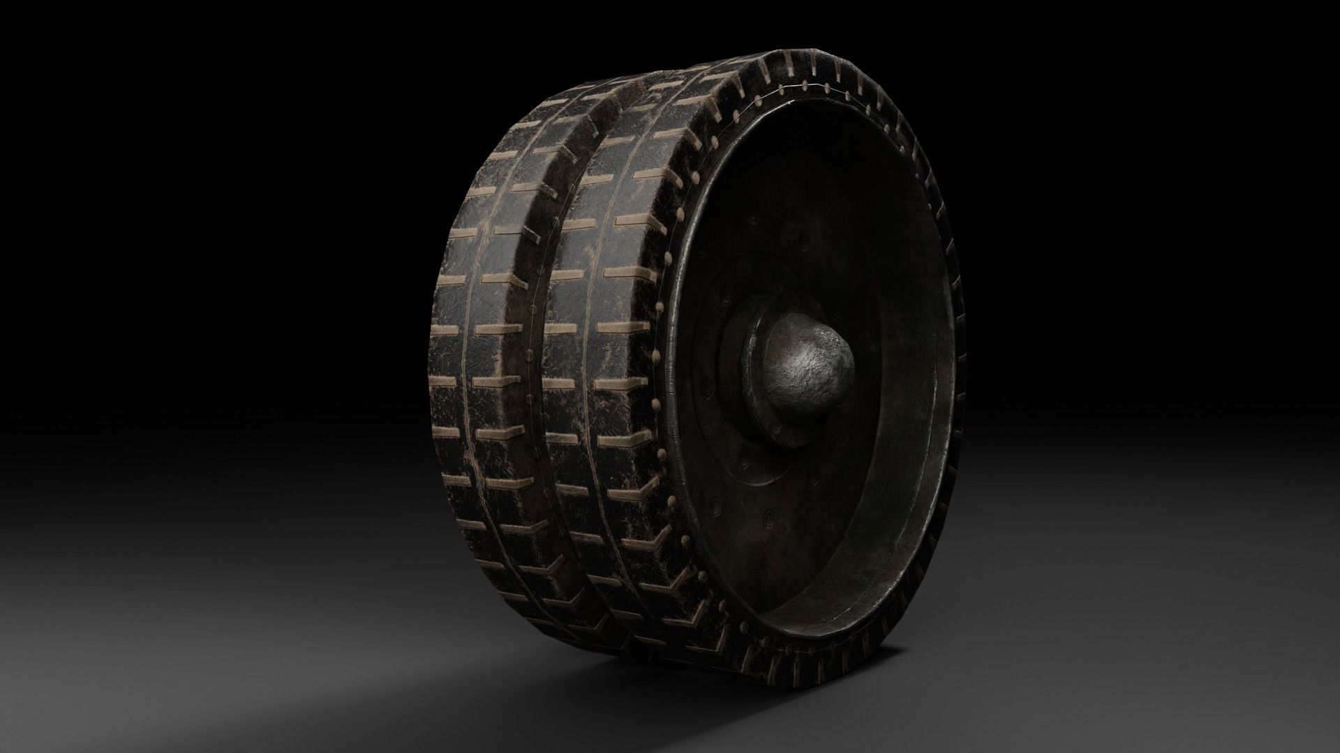 3D model 3D game ready tank wheel for T-34-85 VR / AR / low-poly | CGTrader