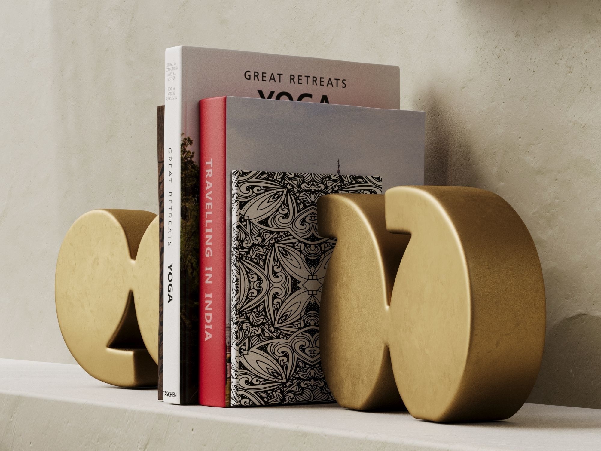 Quotation Marks Bookends 3D model | CGTrader
