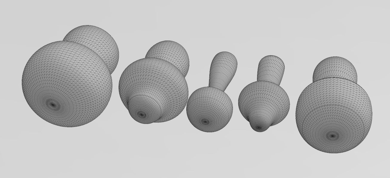 Mushroom peg doll decor shapes 3D model 3D printable | CGTrader