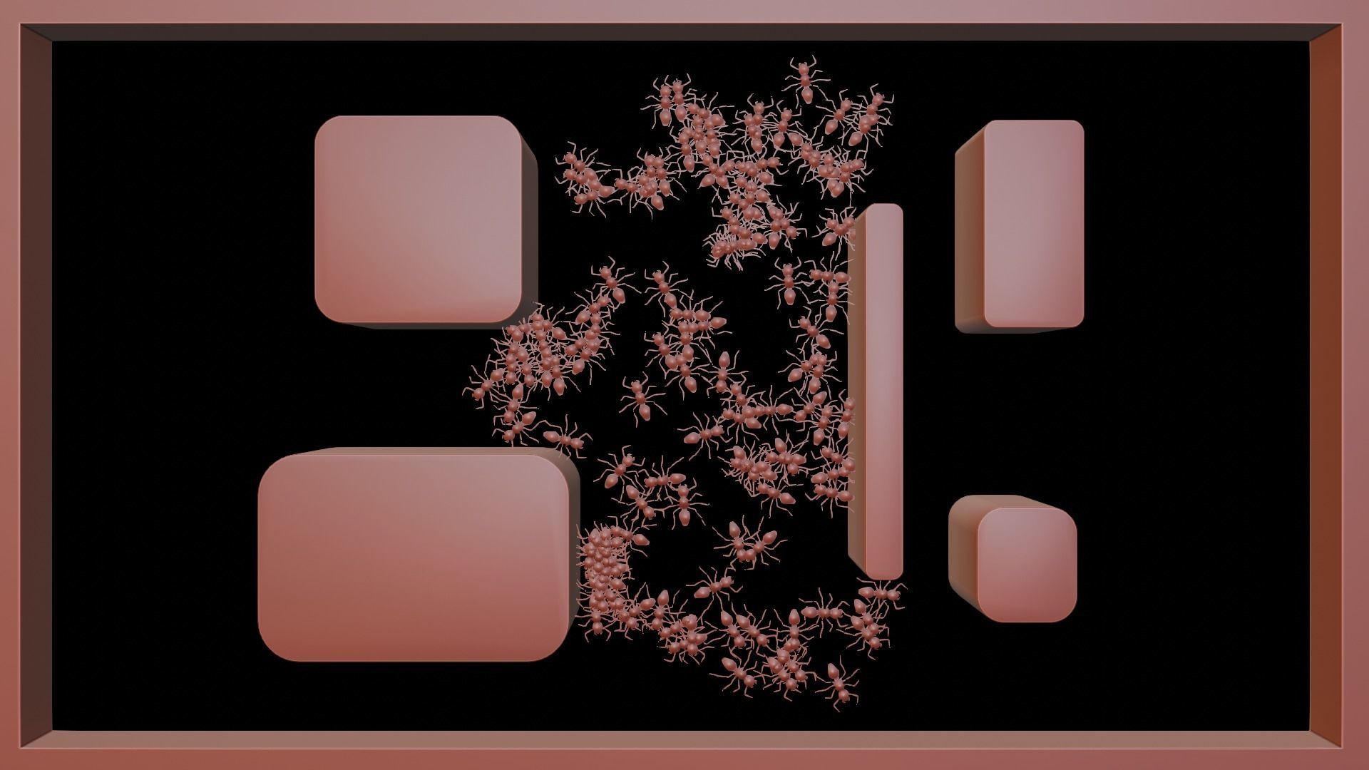 The hive - Full Ant simulation setup in GeoNodes 3D model | CGTrader