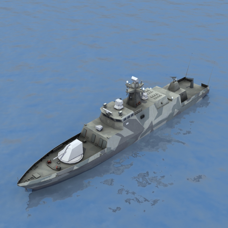 hamina class missile boat 3D Models - CGTrader.com
