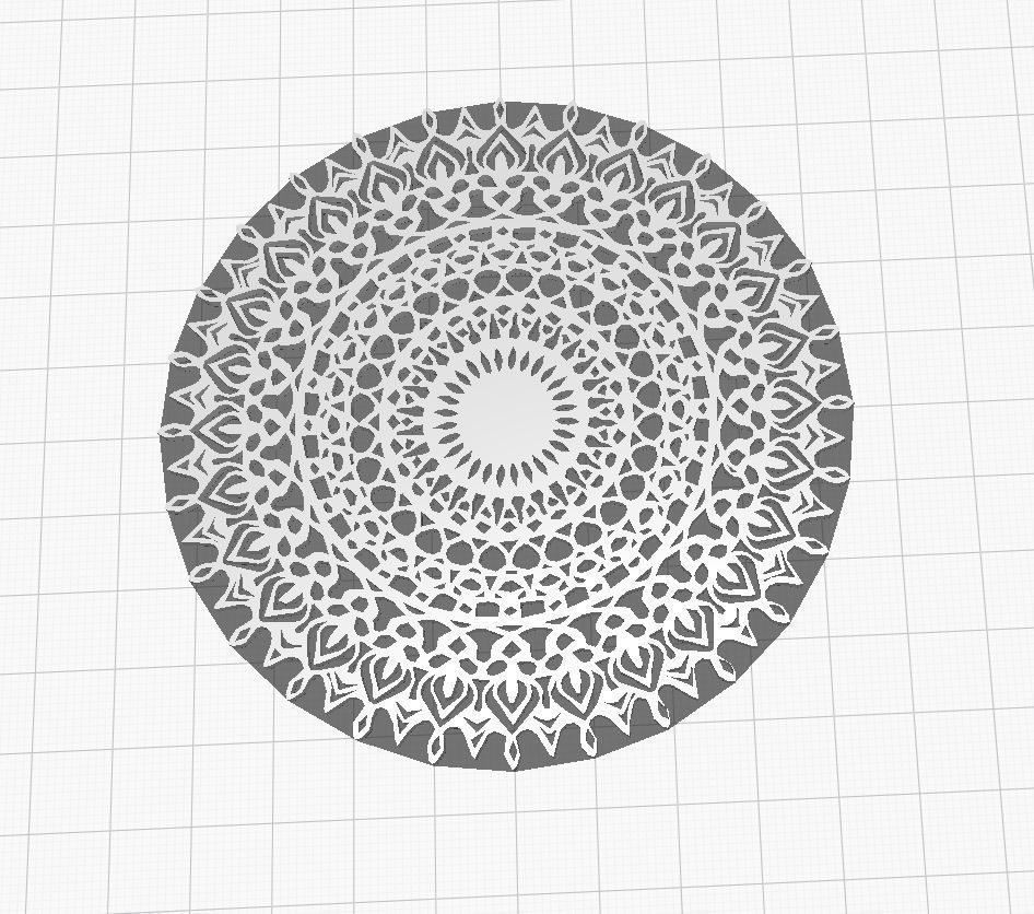 Mandala coasters free 3D model 3D printable | CGTrader