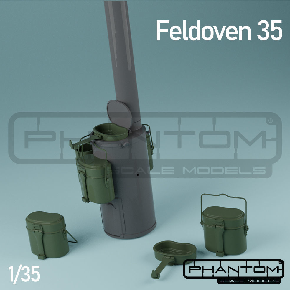FELDOFEN 35 - German field kitchen - WW2 - 1-35 3D model 3D printable ...