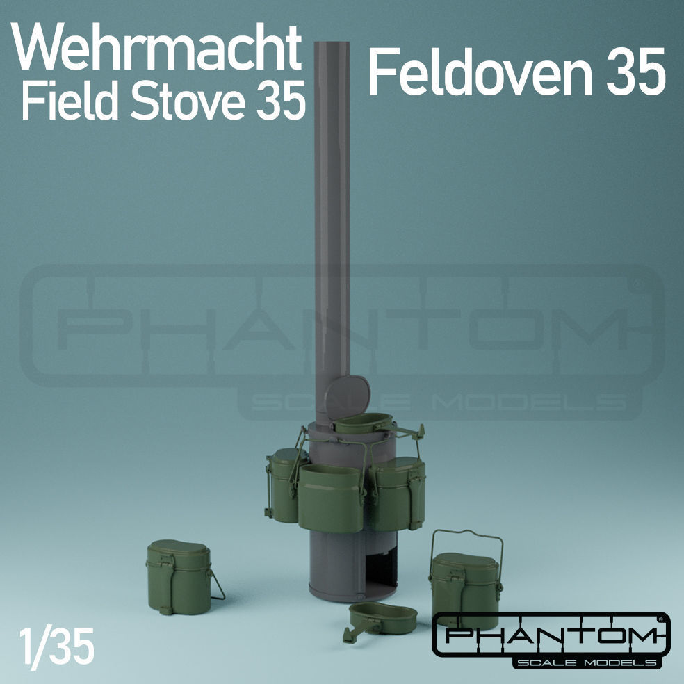 FELDOFEN 35 - German field kitchen - WW2 - 1-35 3D model 3D printable ...