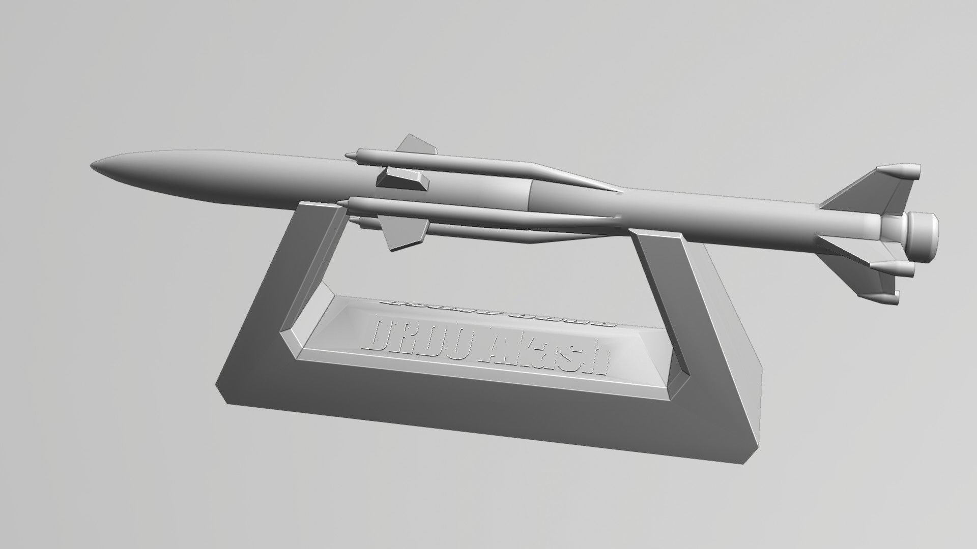 3D model Rocket Missile DRDO Akash VR / AR / low-poly | CGTrader