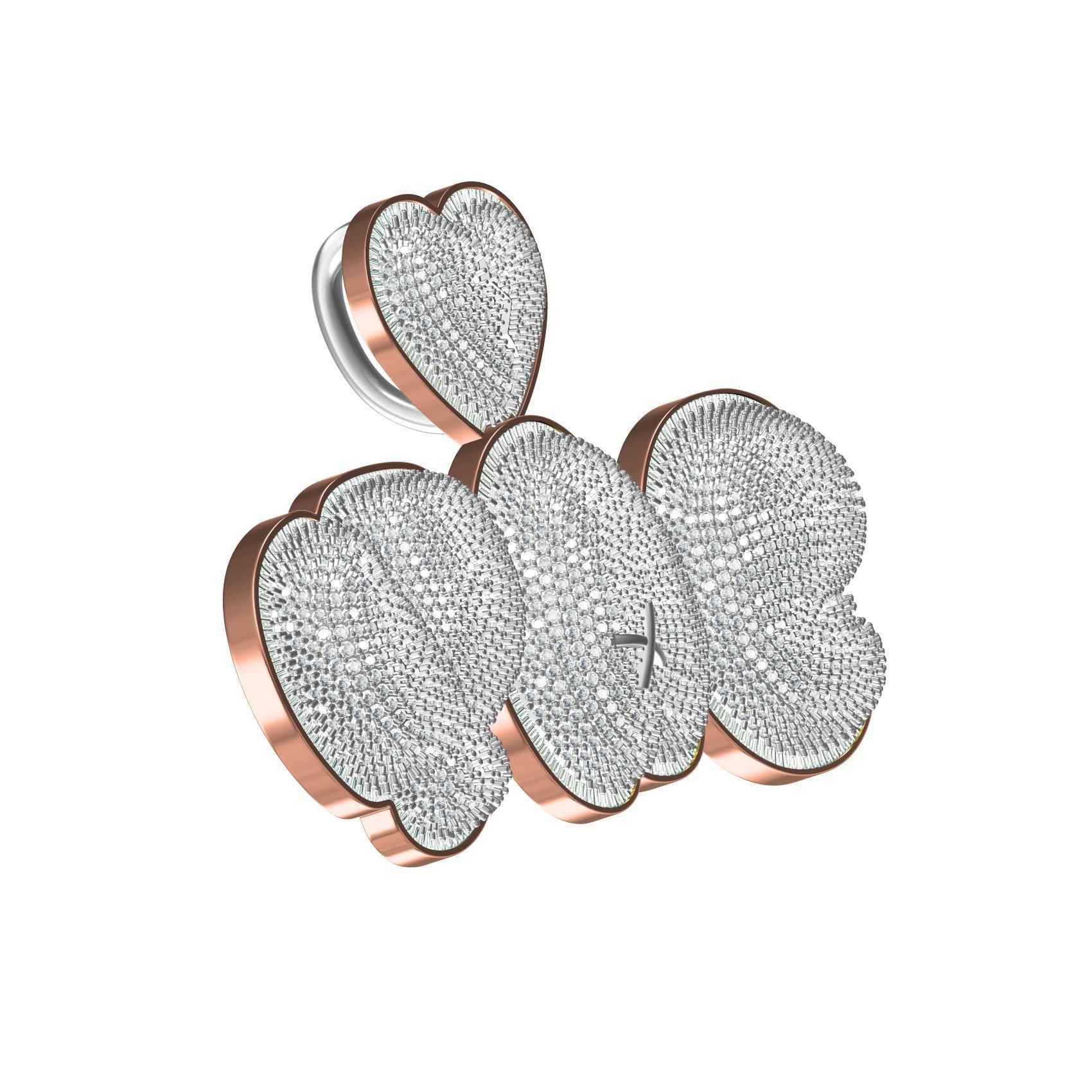 YAE Letter Overlapping Character Hip Hop Pendant 3D model 3D printable ...