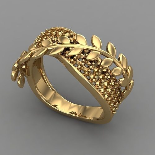Wedding Engagement Women Ring 3D print model 3D model 3D printable ...