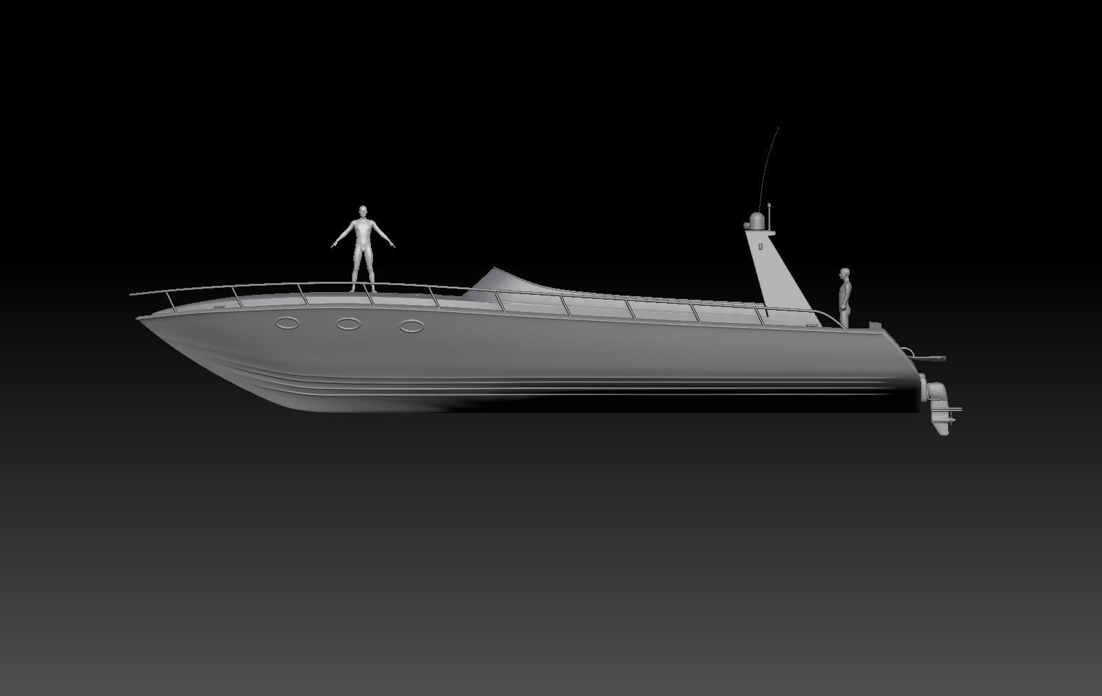 LUXERY BOAT 3D model 3D printable | CGTrader