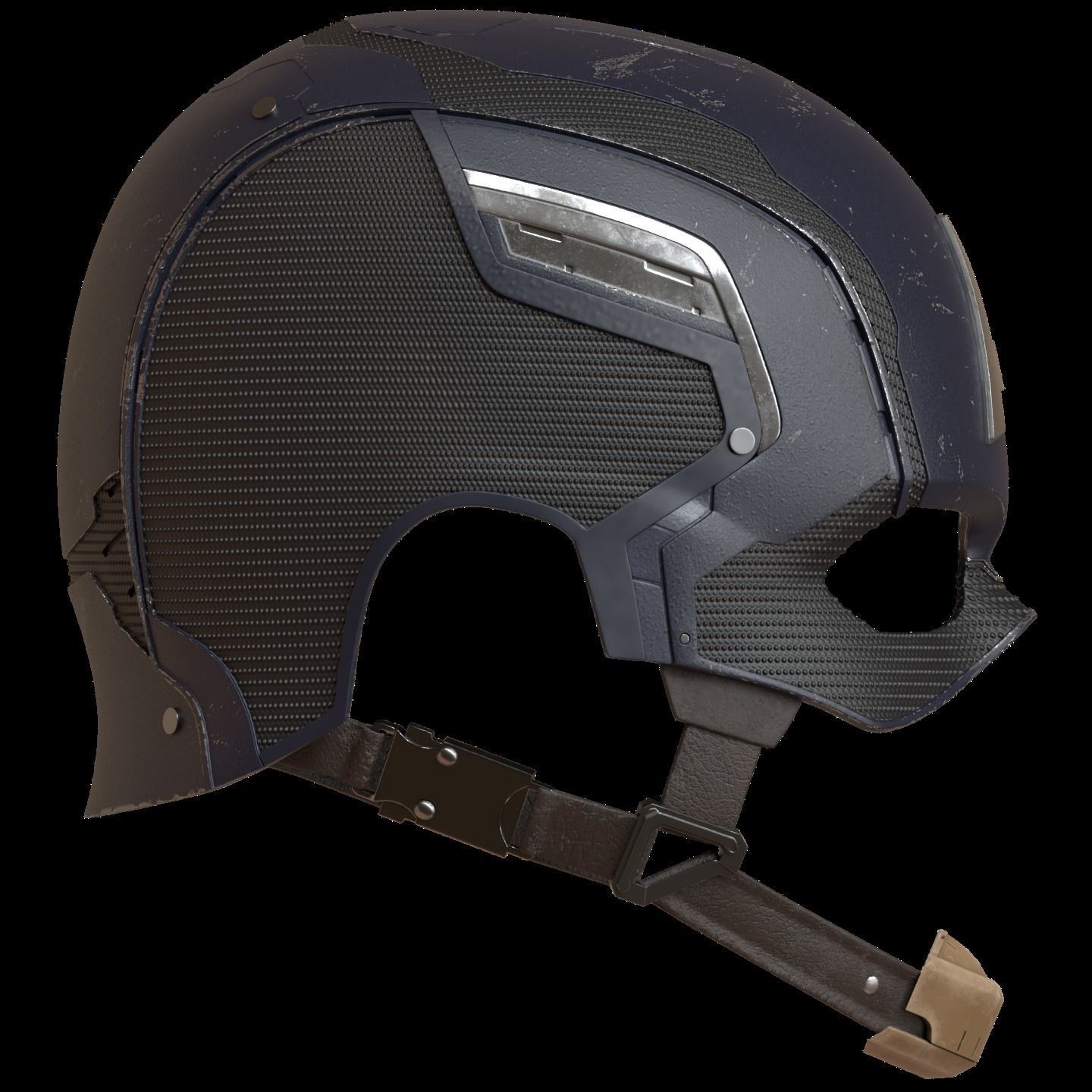 Highly accurate Captain America helmet 3d print model 3D model 3D ...