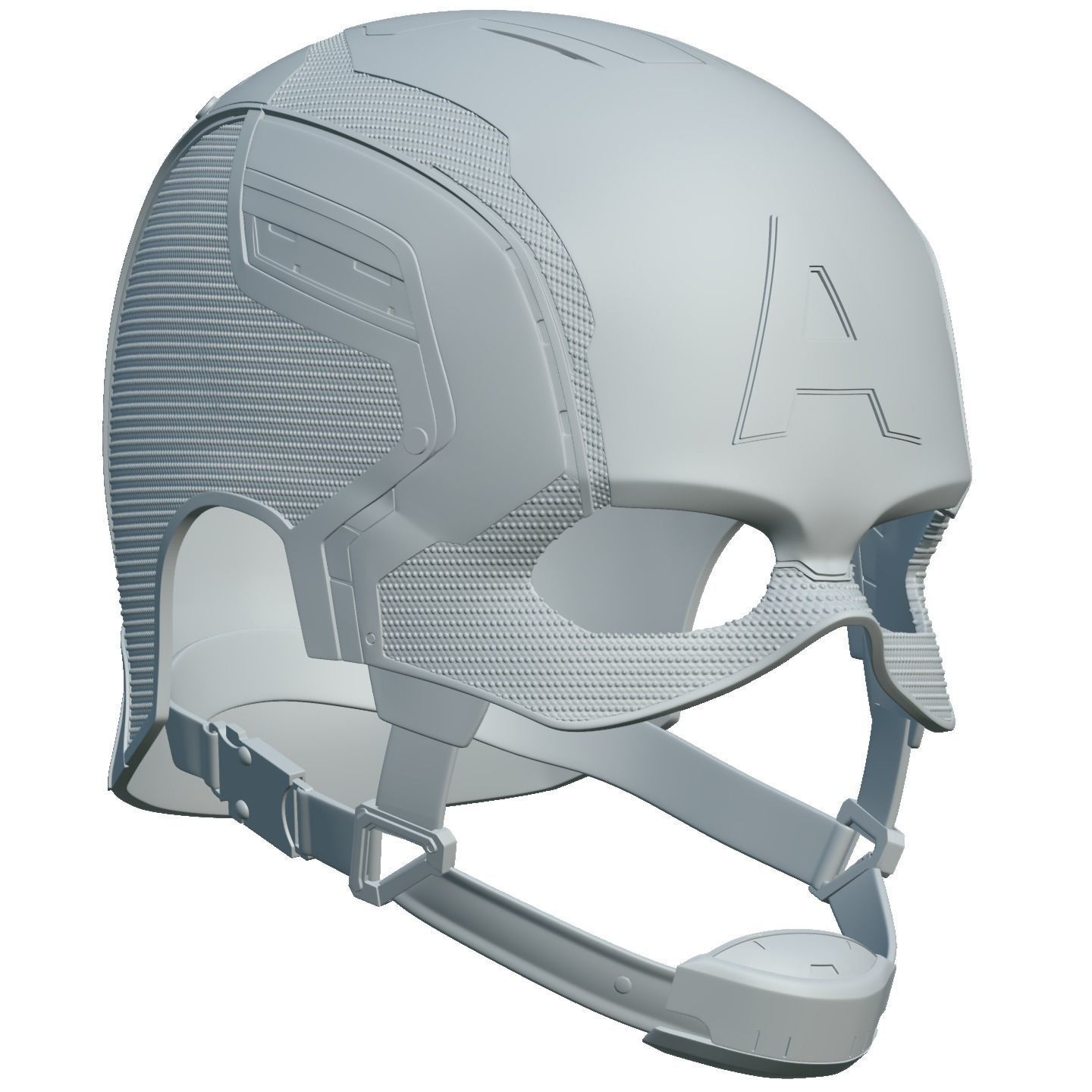 Highly accurate Captain America helmet 3d print model 3D model 3D printable | CGTrader