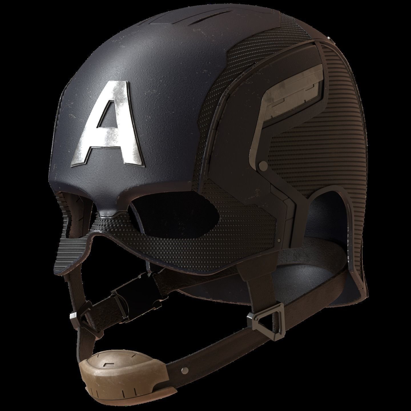 Highly accurate Captain America helmet 3d print model 3D model 3D ...