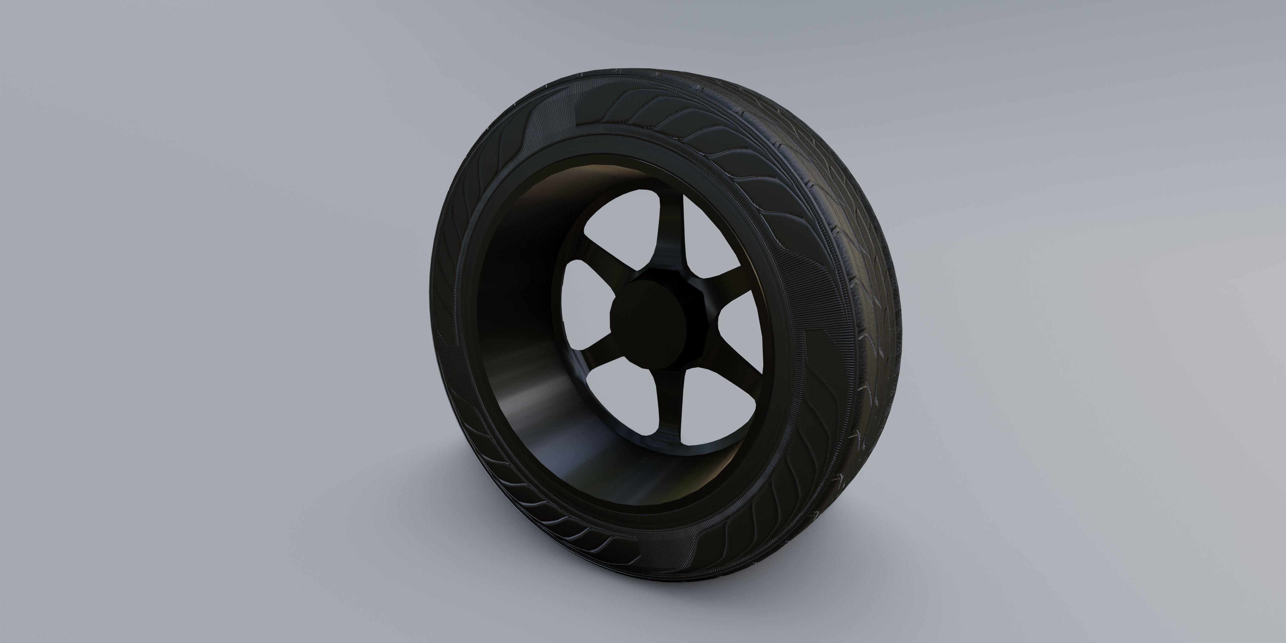 Wheel - 5Zigen GN 3D model | CGTrader