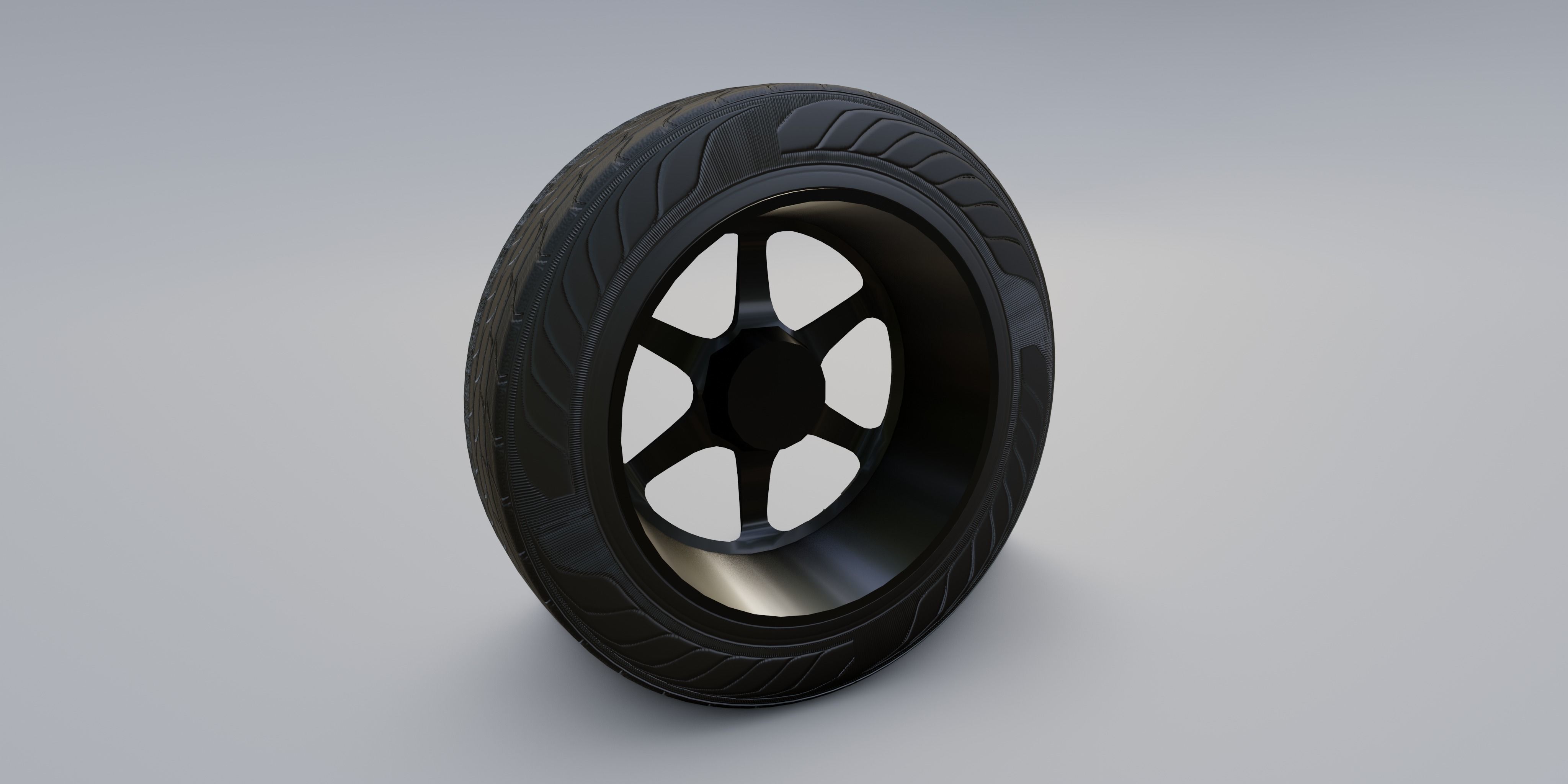 Wheel - 5Zigen GN 3D model | CGTrader