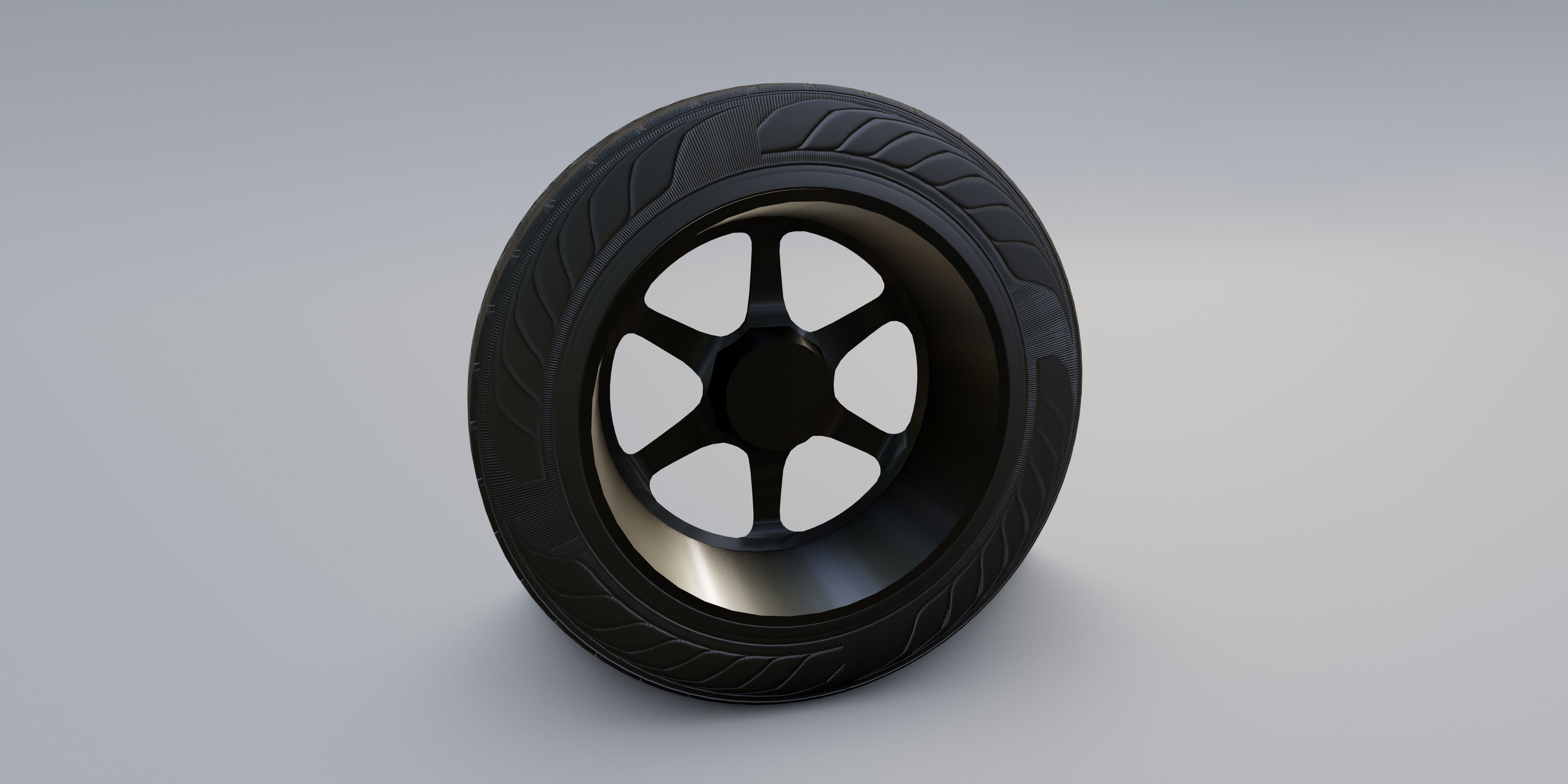 Wheel - 5Zigen GN 3D model | CGTrader