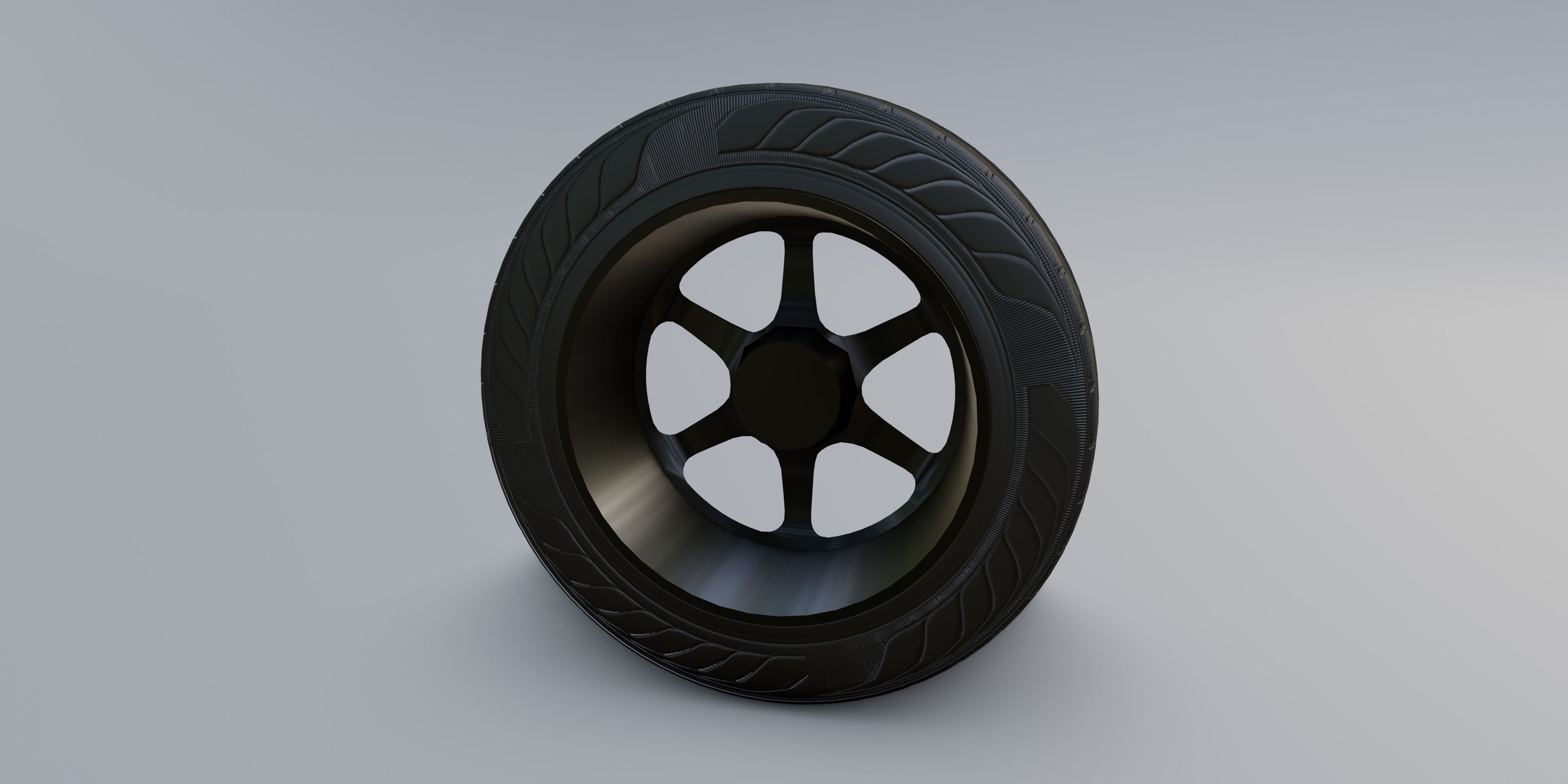 Wheel - 5Zigen GN 3D model | CGTrader