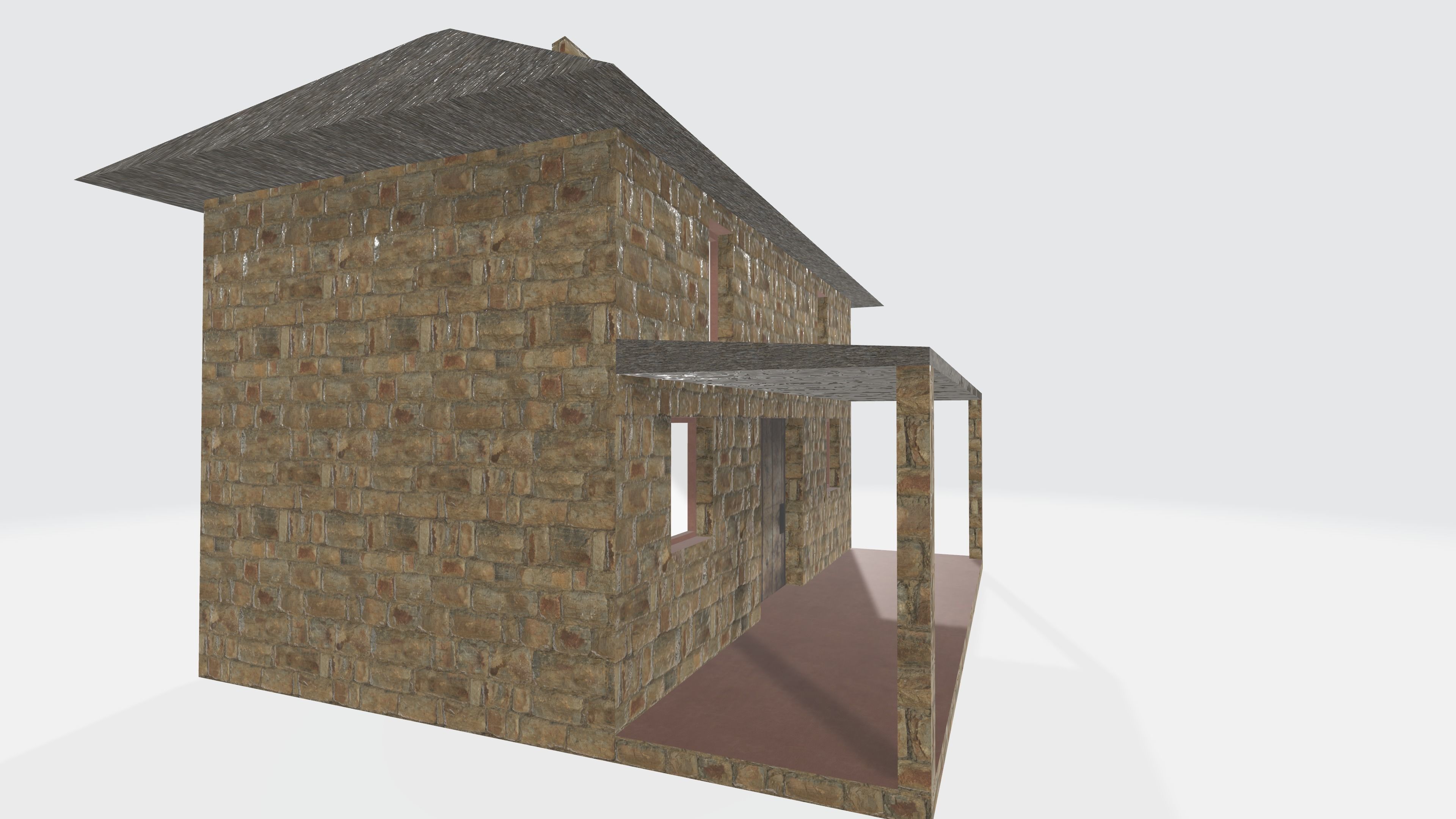 Beautiful old house 3d model free VR / AR / low-poly 3D model | CGTrader