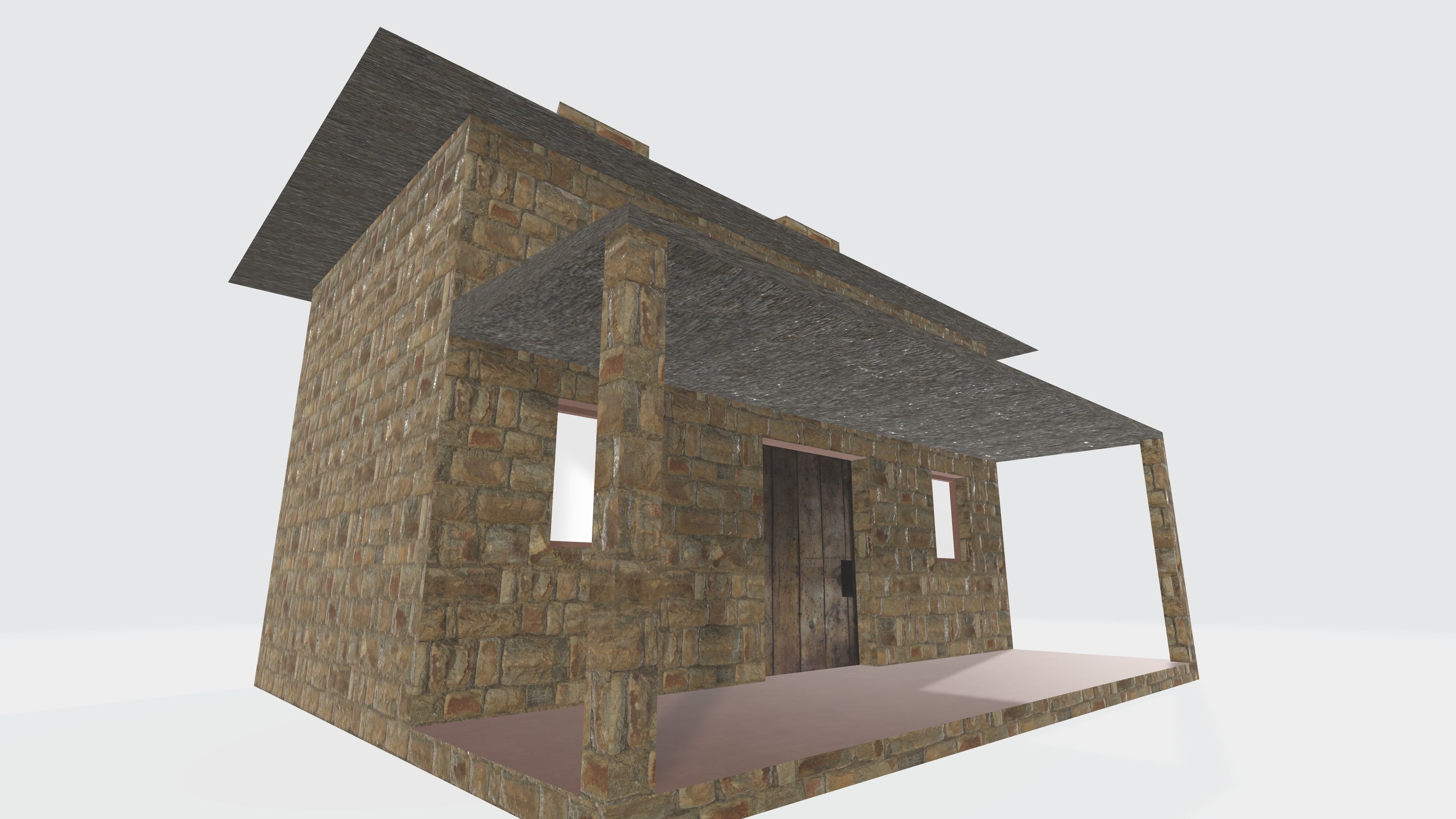 Beautiful old house 3d model free VR / AR / low-poly 3D model | CGTrader