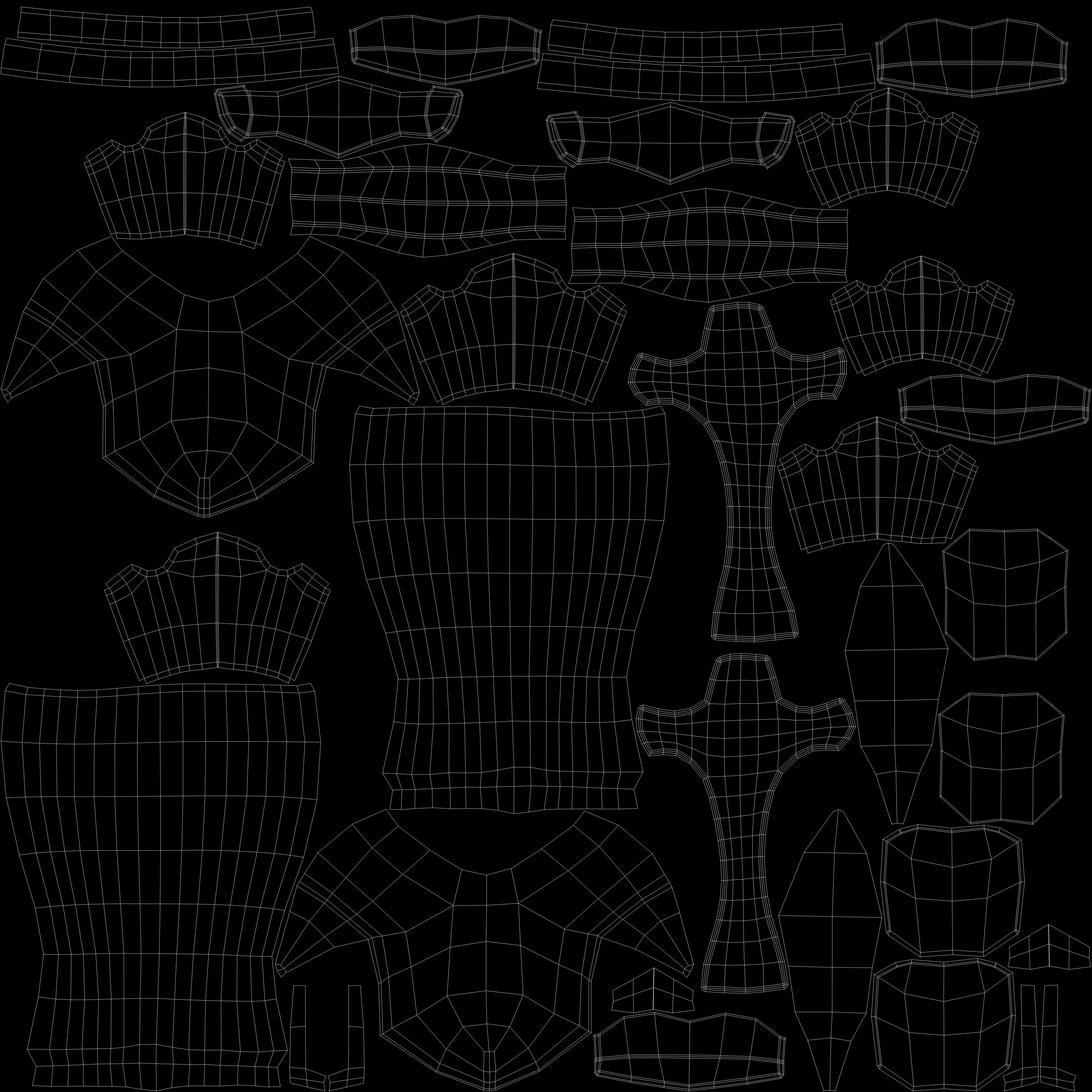 3D model Valkyrie Warrior leg armor female lowpoly game asset VR / AR ...