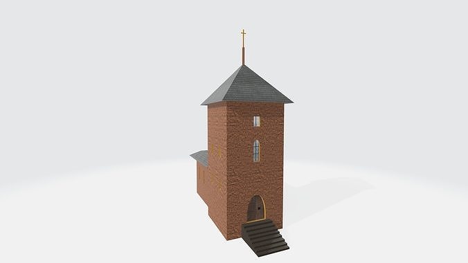 Church 3D model free 3D model | CGTrader